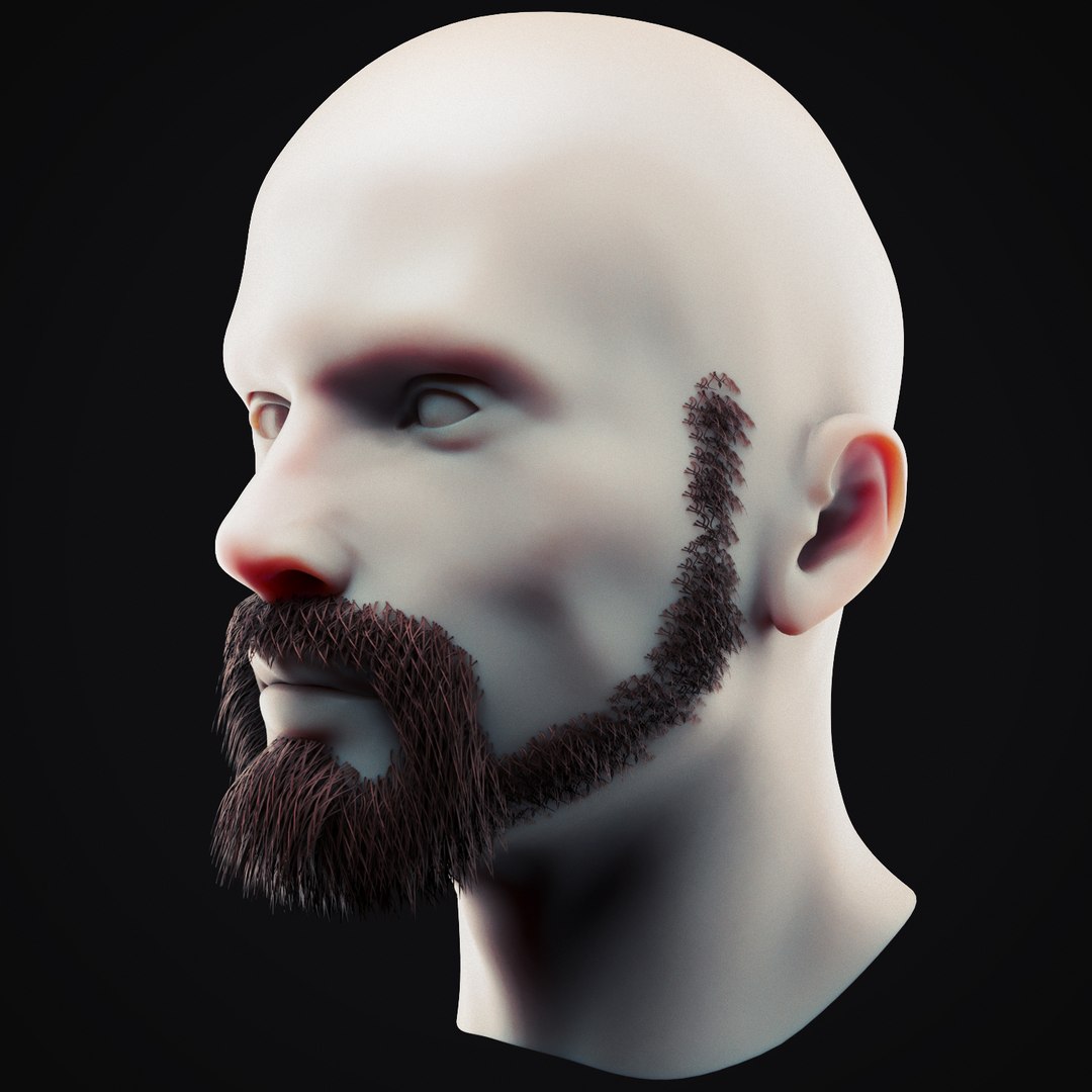 3D Beard 19 - TurboSquid 1489878