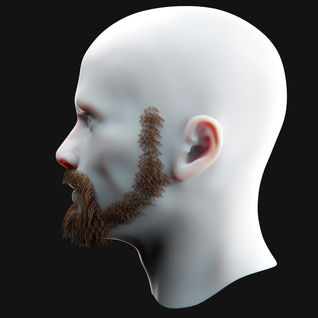 3D Beard 19 - TurboSquid 1489878