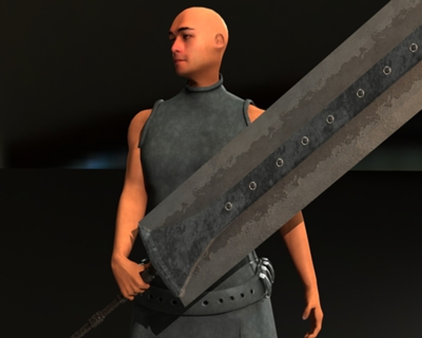 Ninja Sword 3d Model