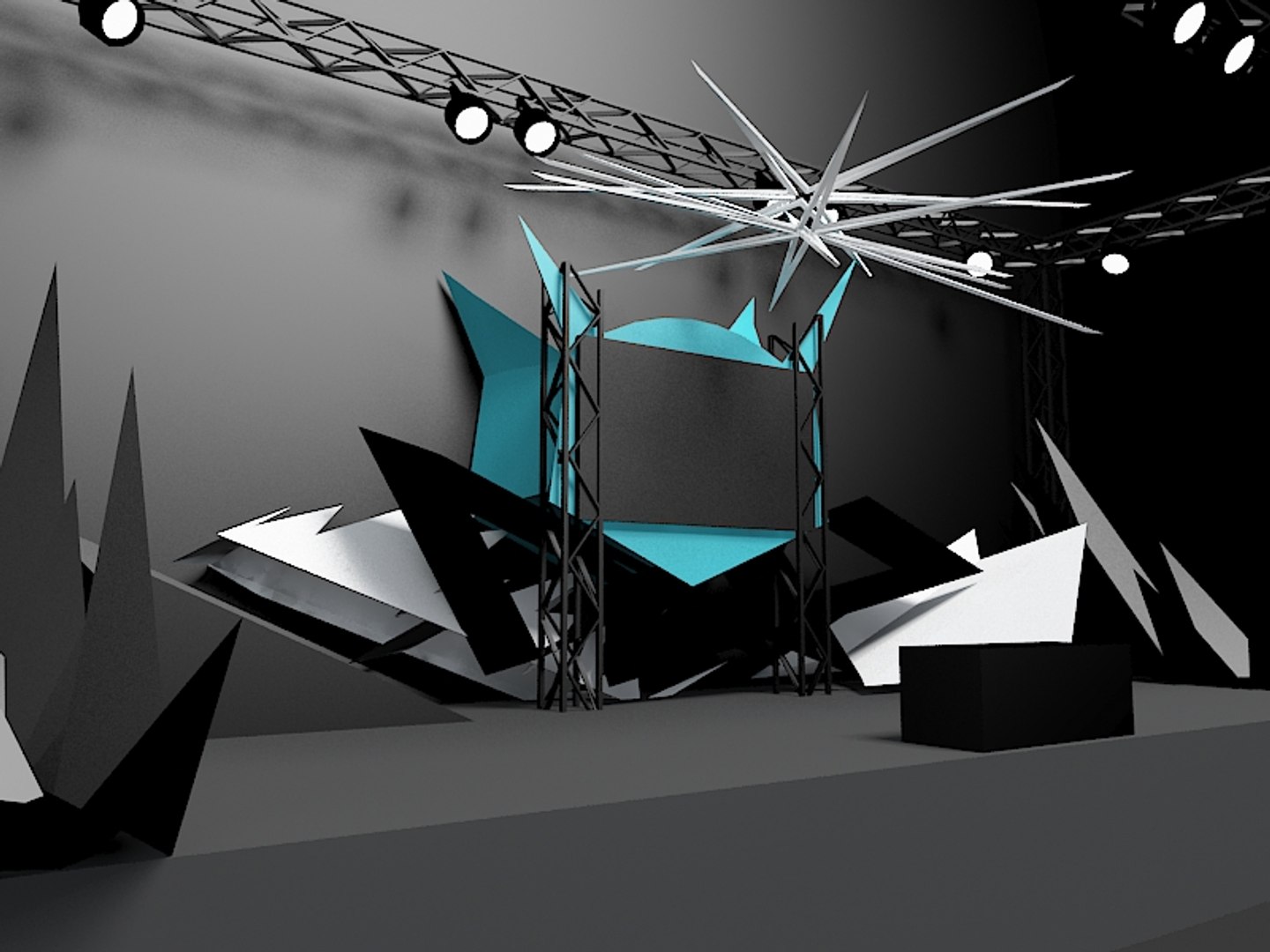 Stage Model - TurboSquid 1197588