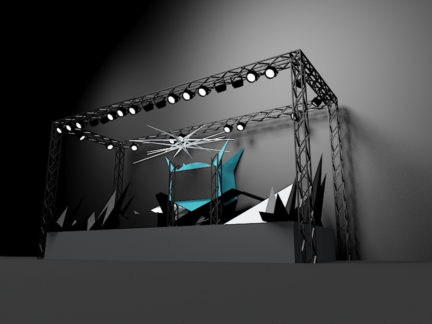 Stage Model - TurboSquid 1197588
