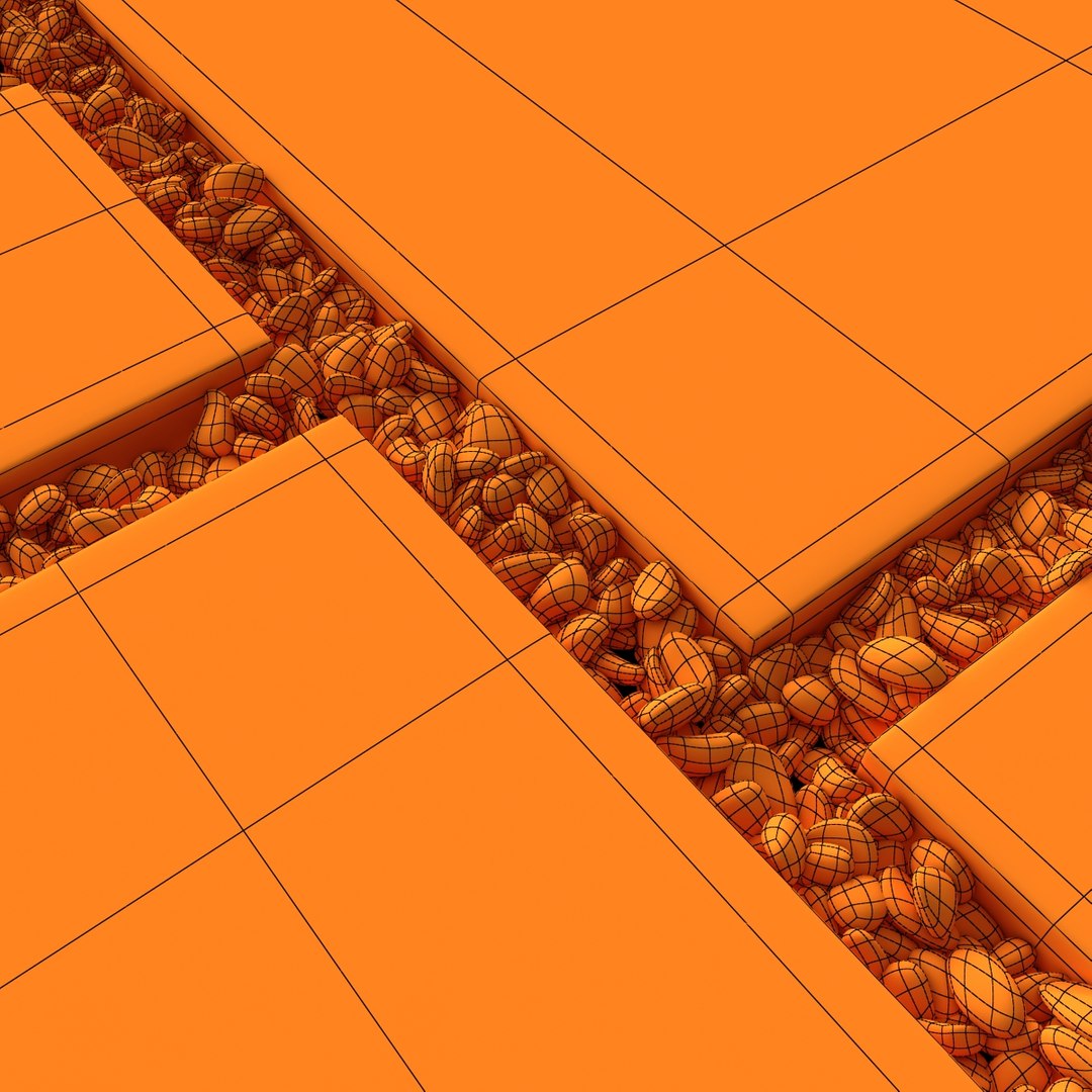 3D Model Paving Tile Pebble N14 - TurboSquid 1966958