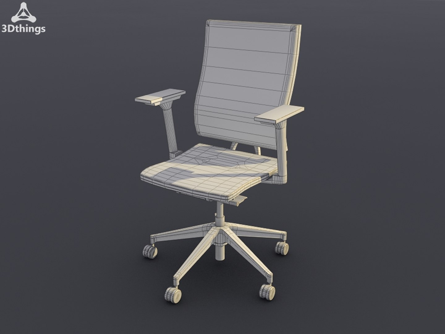 3d Model Conference Chair Open Mind