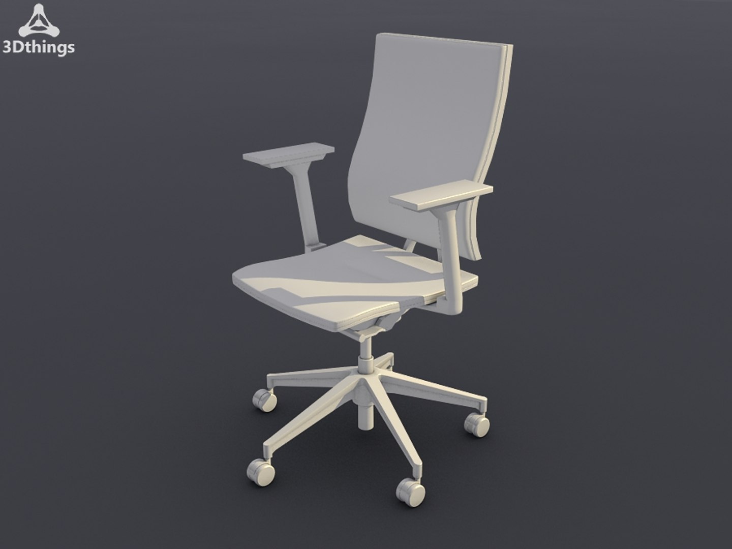3d Model Conference Chair Open Mind
