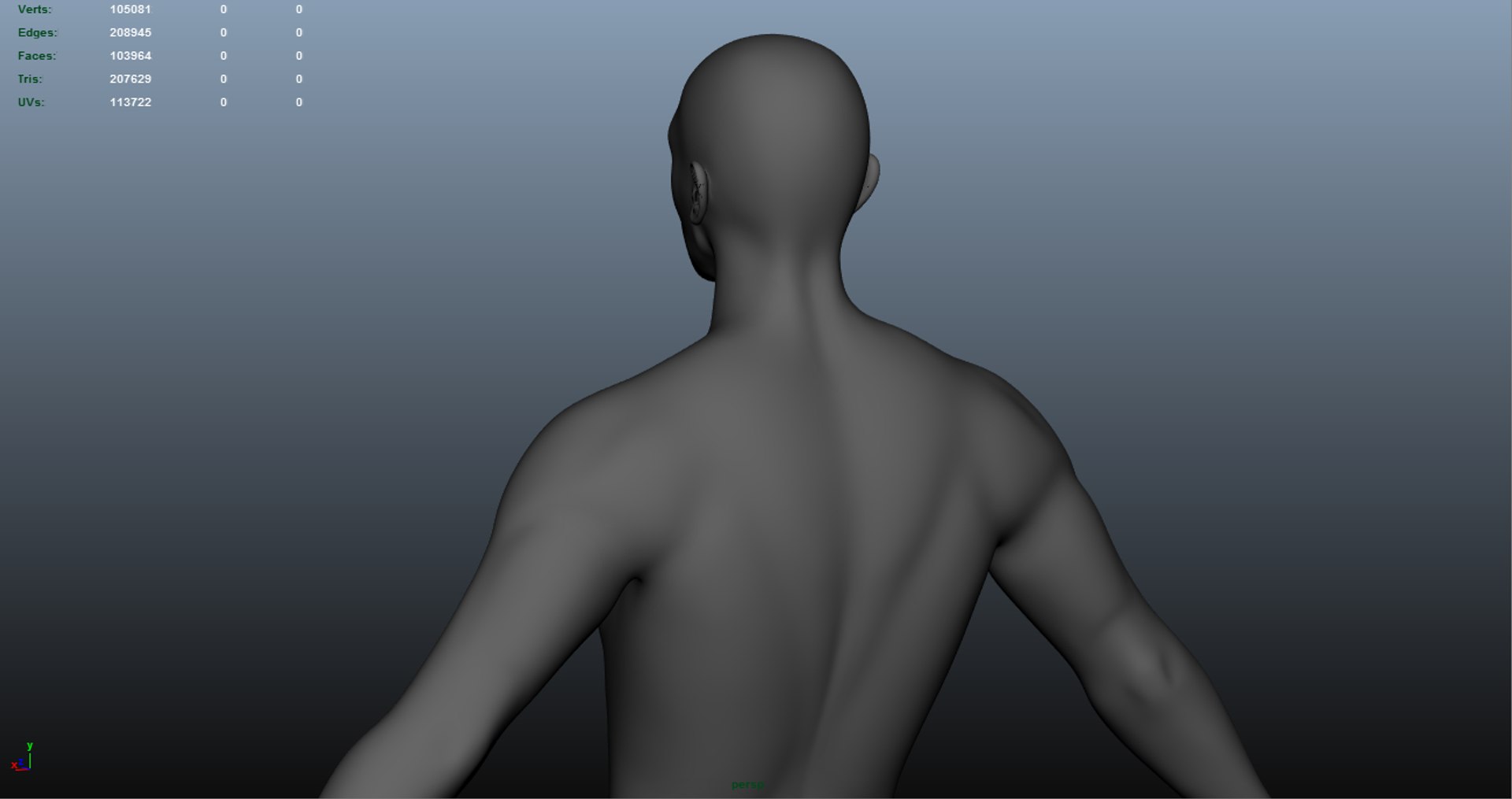 Realistic Male Body Base 3D Model - TurboSquid 1194824
