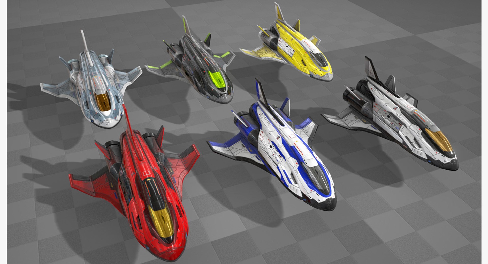 Shuttle Fictional Aircraft Ready 3d Model