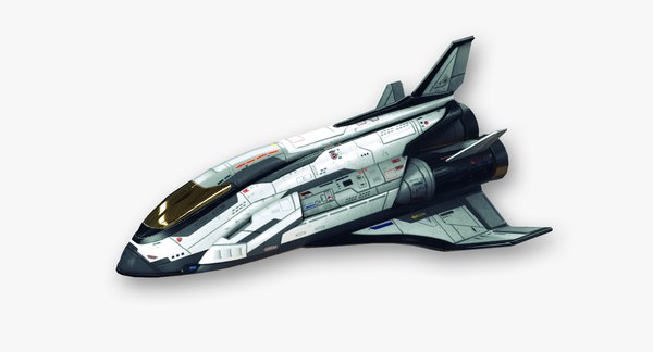 shuttle fictional aircraft ready 3d model