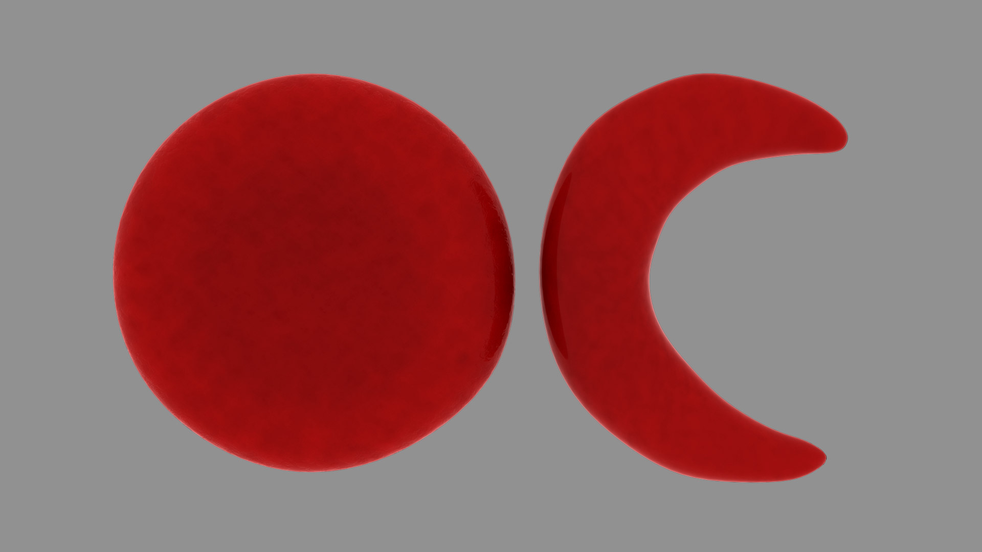 3D Red Blood Cell And Sickle Blood Cell Model - TurboSquid 2355176