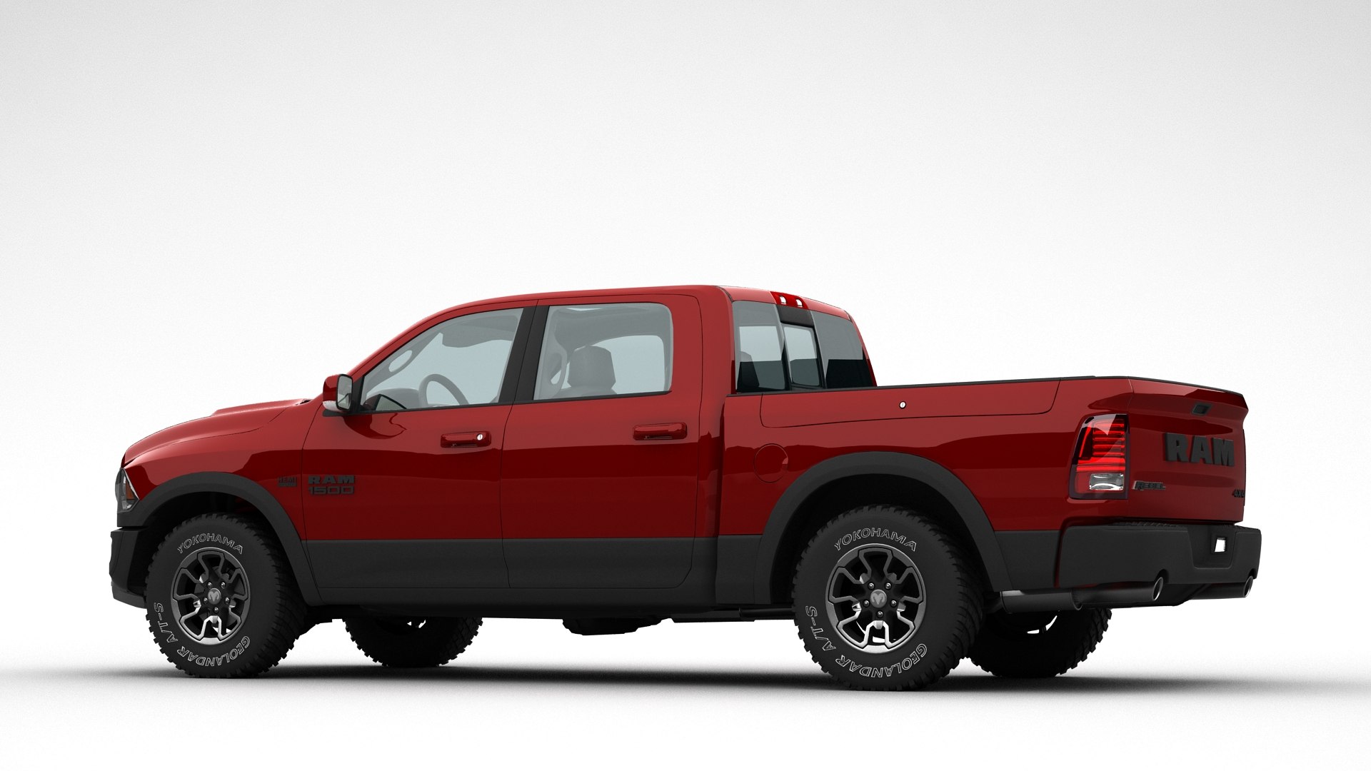 Dodge Ram Rebel 1500 model - TurboSquid 2000403