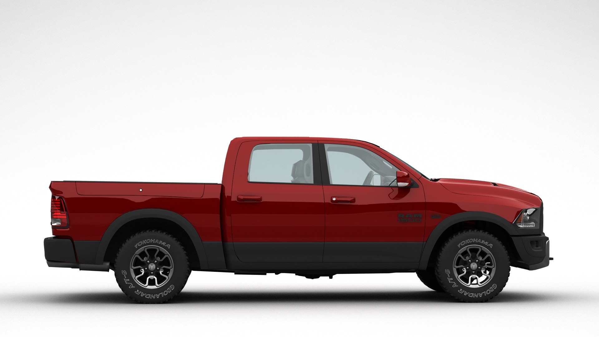 Dodge Ram Rebel 1500 model - TurboSquid 2000403