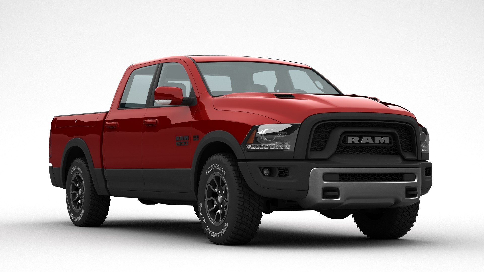 Dodge Ram Rebel 1500 model - TurboSquid 2000403