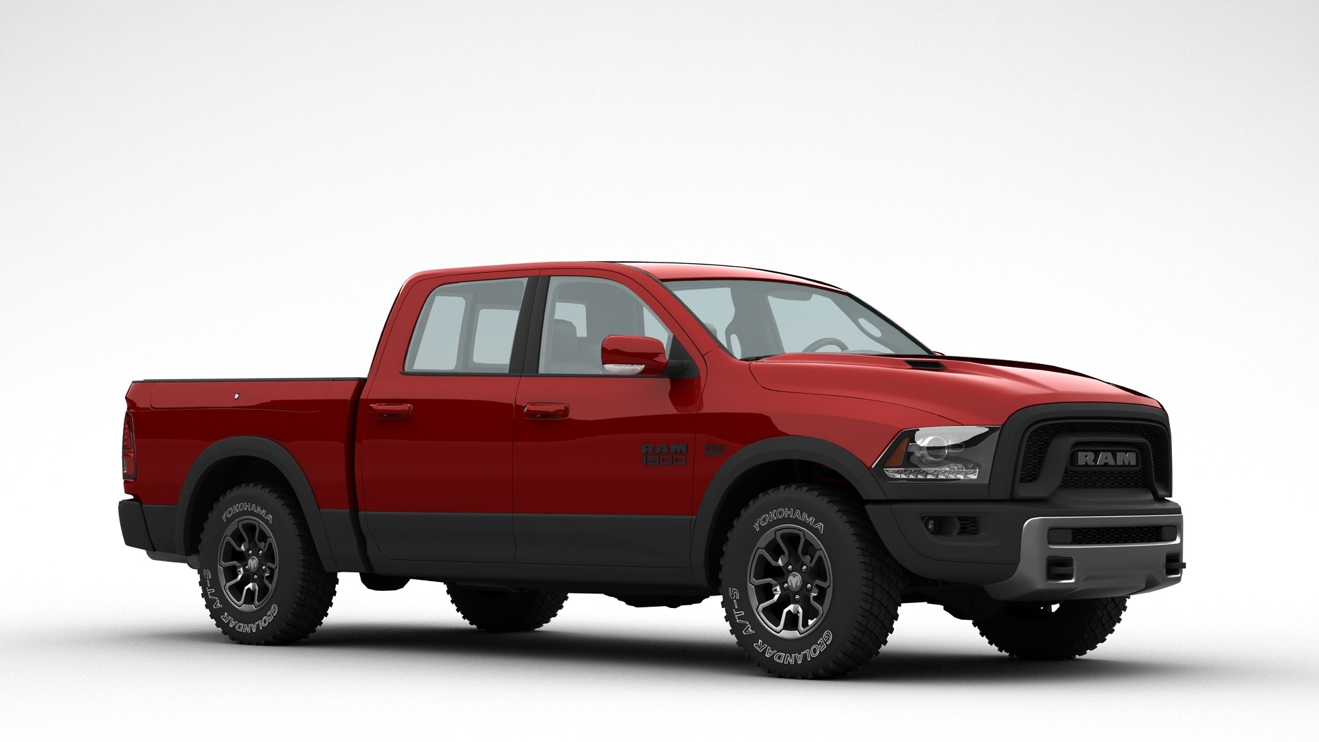 Dodge Ram Rebel 1500 model - TurboSquid 2000403