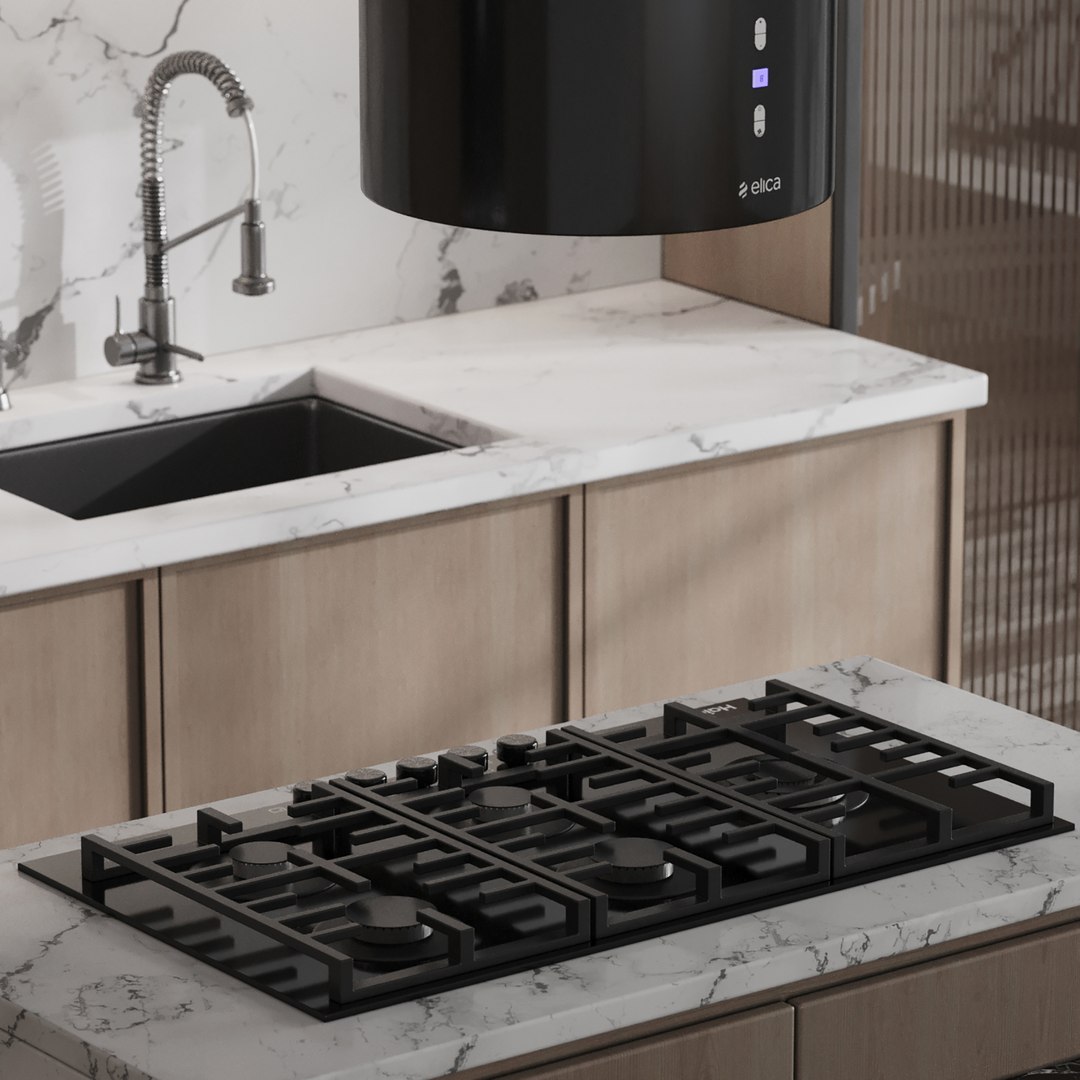 3D Kitchen 065 Model - TurboSquid 2034778