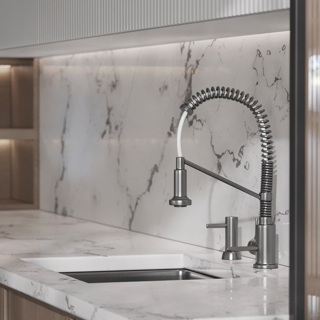 3D Kitchen 065 Model - TurboSquid 2034778