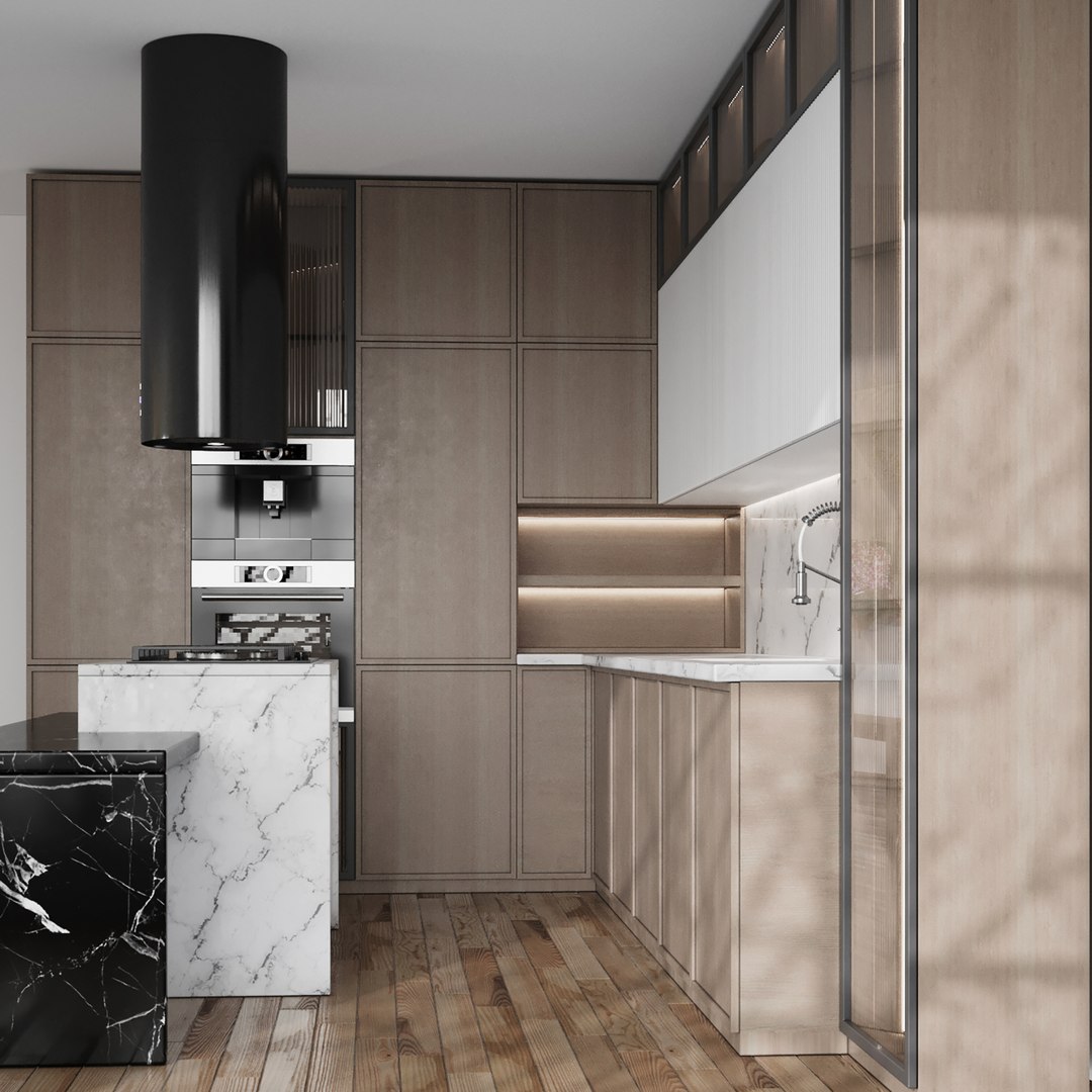 3D Kitchen 065 Model - TurboSquid 2034778
