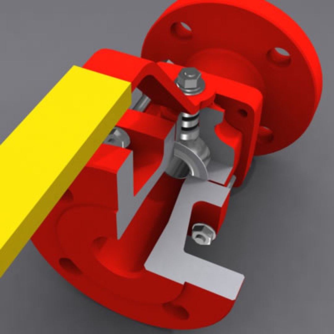 3d model of valve pack 2