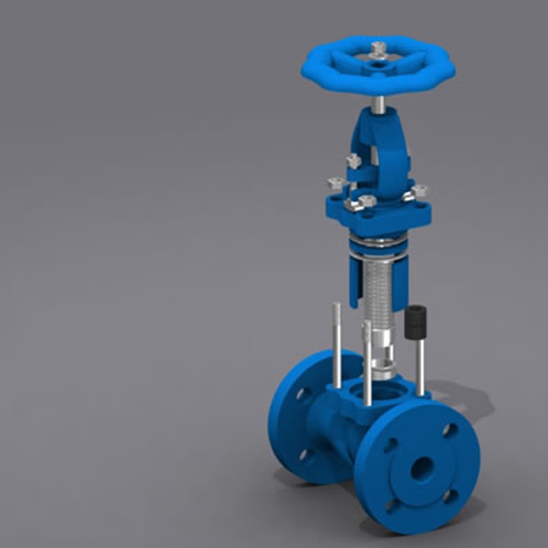 3d model of valve pack 2
