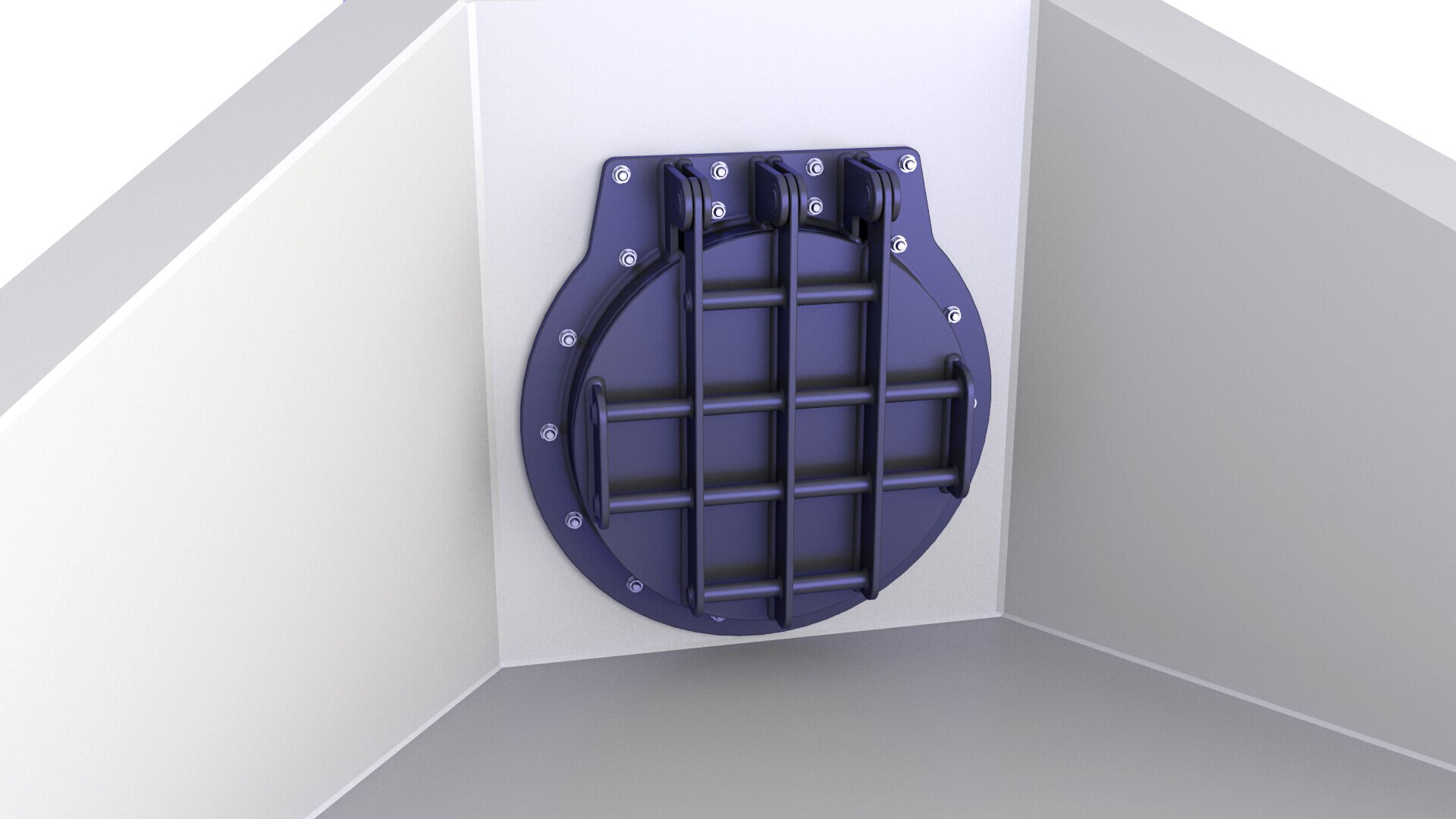 Sewage Outlet Flap Gate Valve 13 3D - TurboSquid 1979962