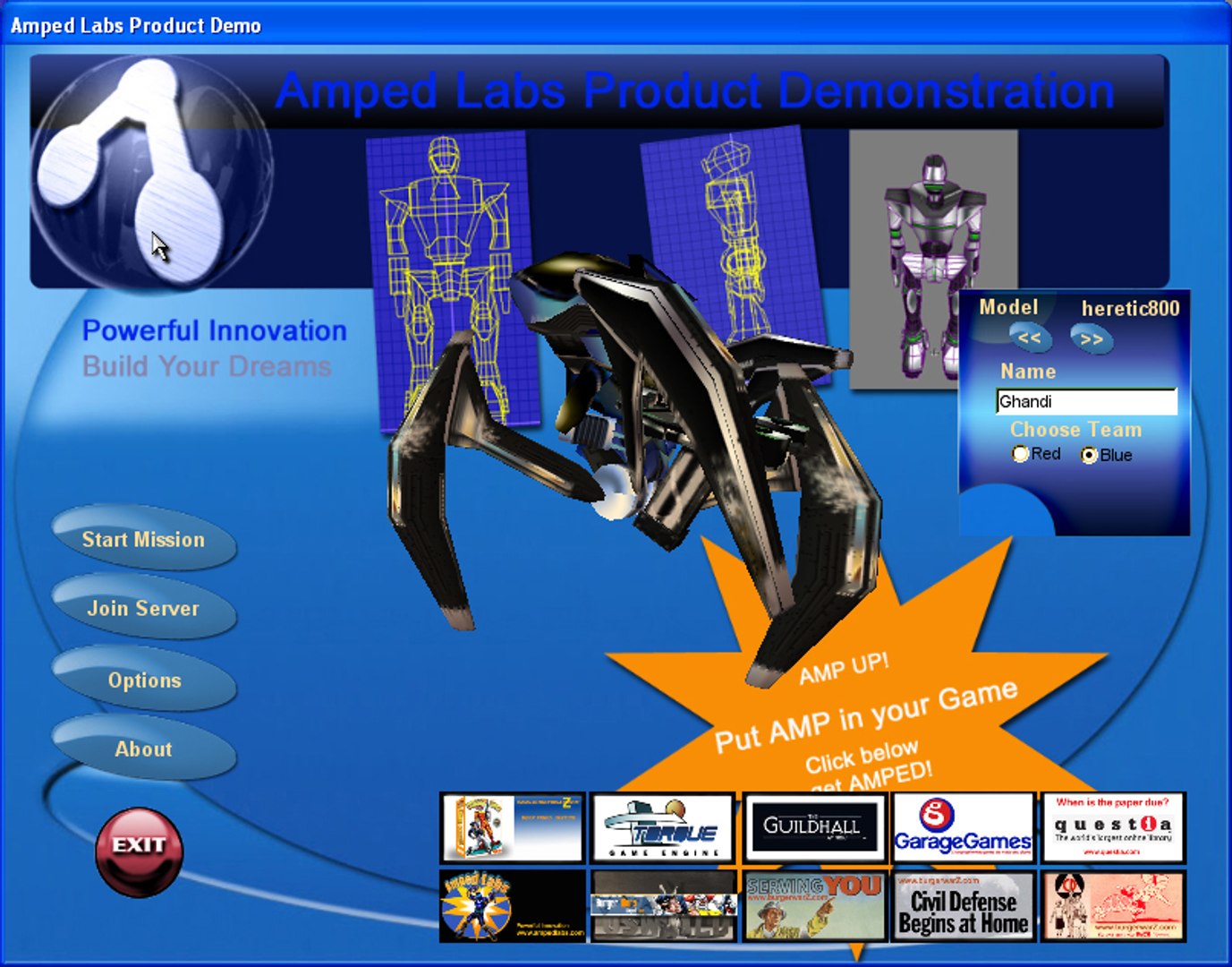 heretic 800 - arachnoid 3d 3ds