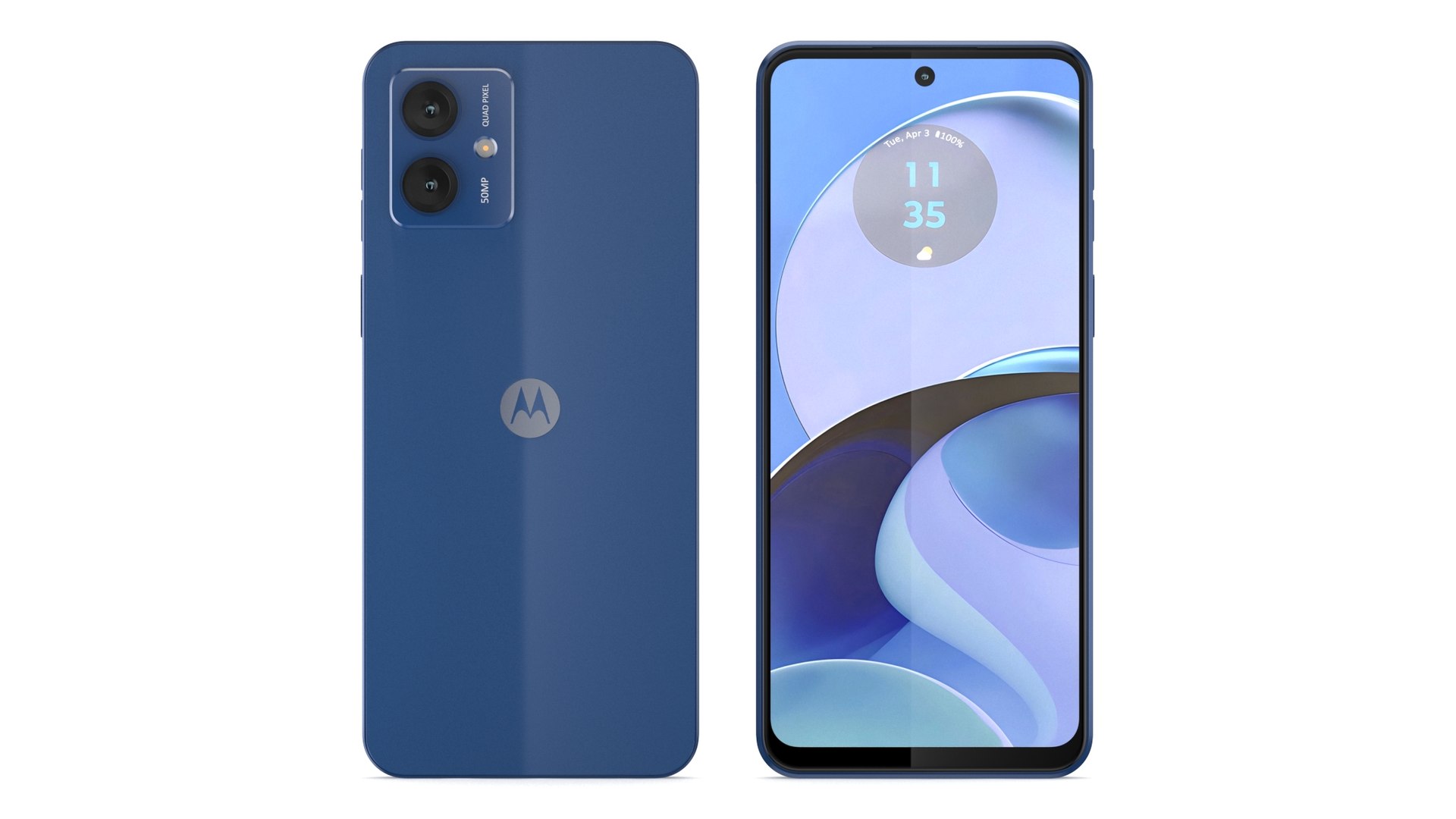 Motorola Moto G14 Sky Blue 3D Model - TurboSquid 2165717