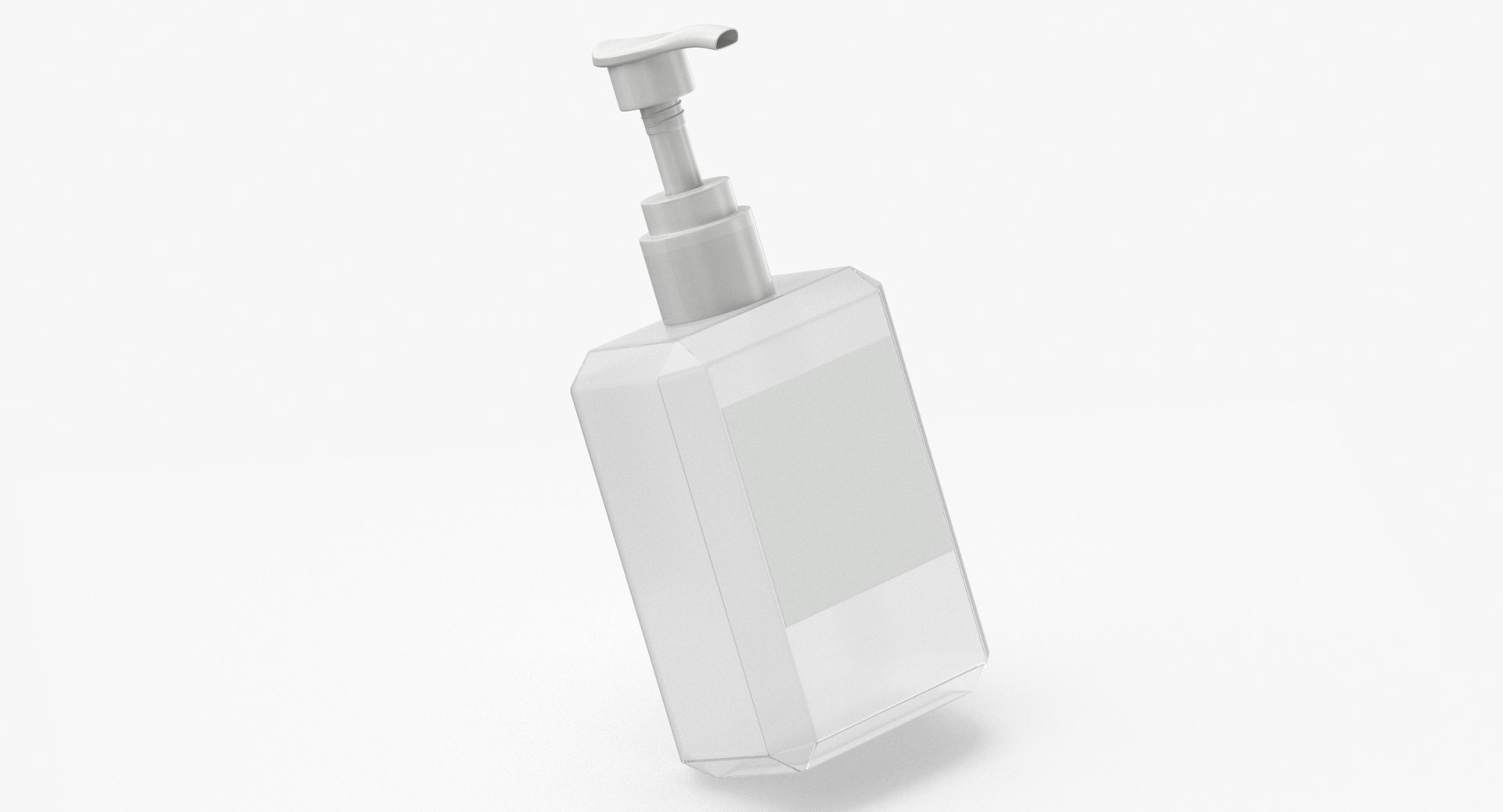 3D Hand Soap Container Type 04 Blank And Generic Basic Poses ...