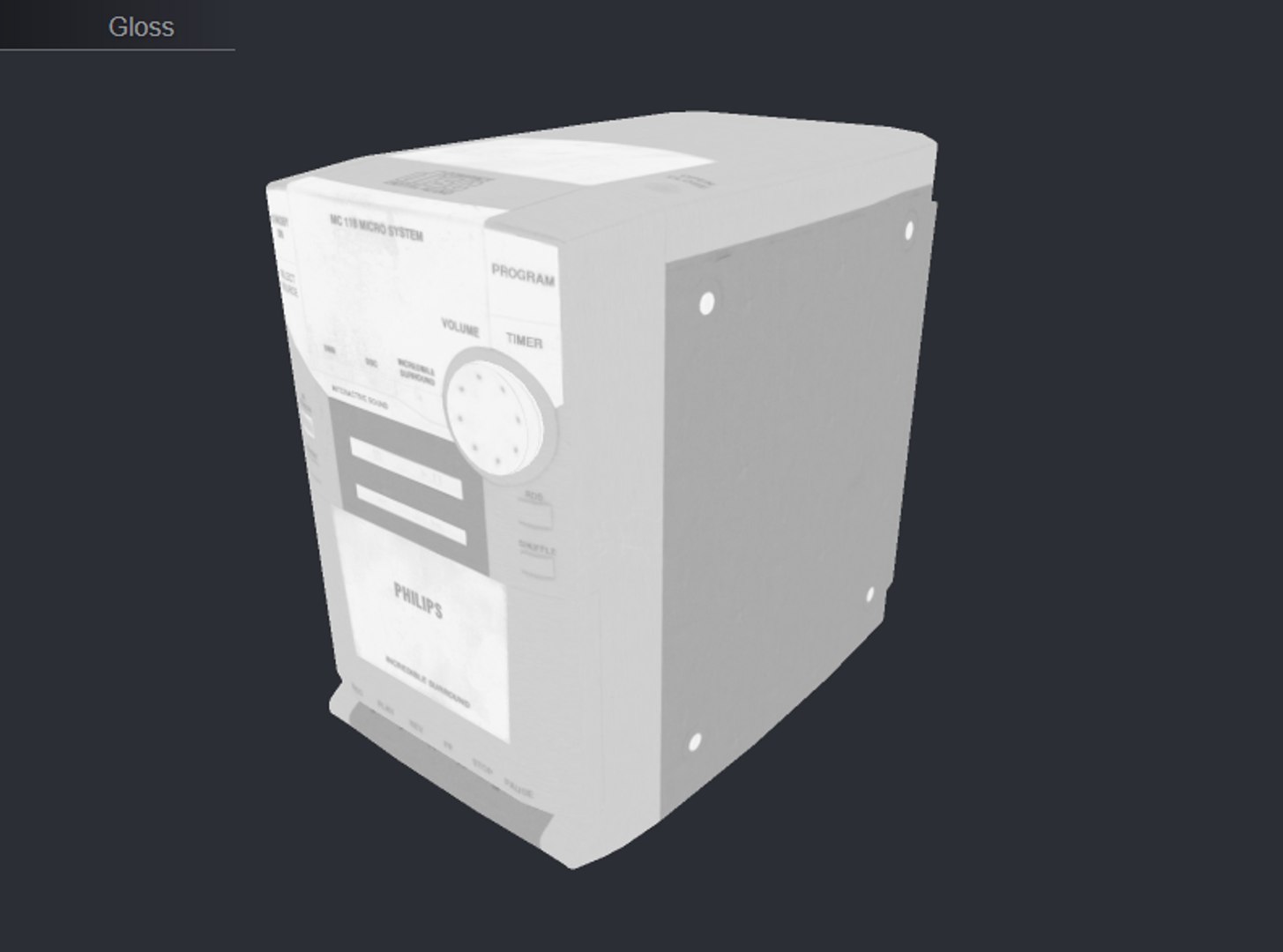 Micro Philips Mc118 3D Model - TurboSquid 1173532