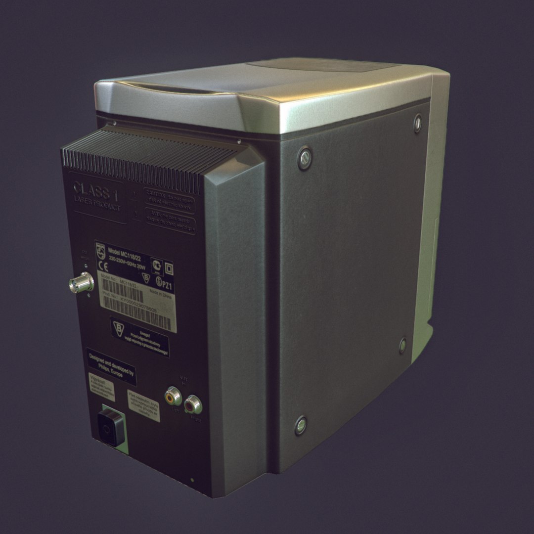 Micro Philips Mc118 3D Model - TurboSquid 1173532