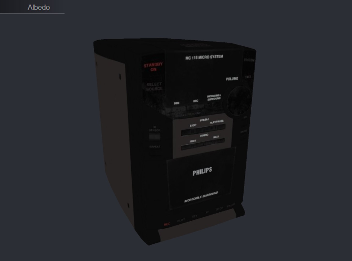 Micro Philips Mc118 3D Model - TurboSquid 1173532