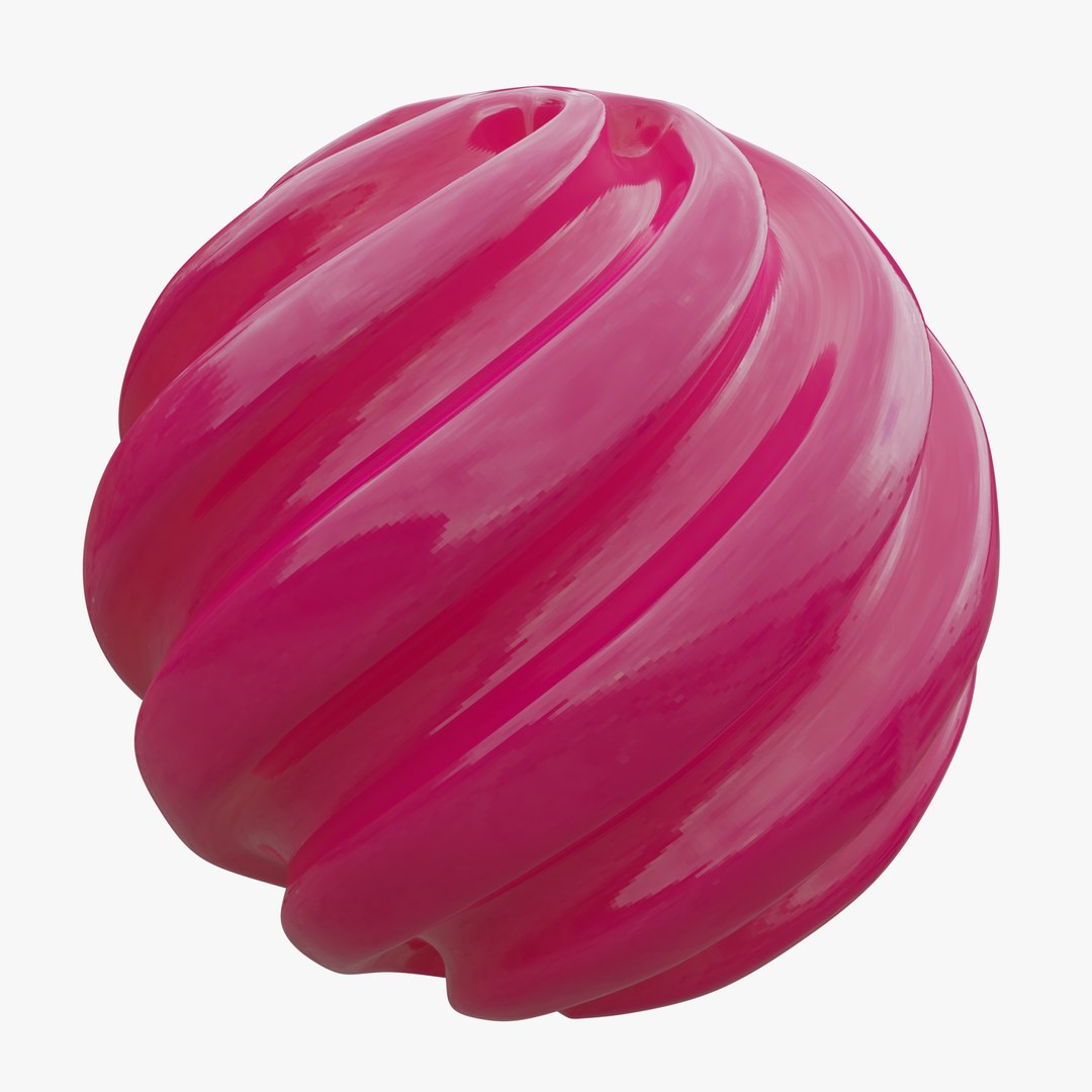 Twisted Spiral Ball 01 3D Model - TurboSquid 2233065