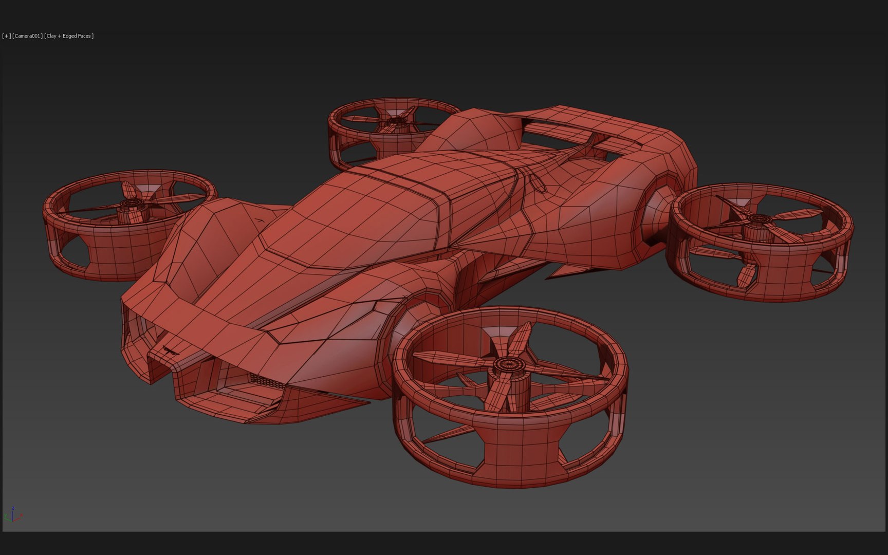 3D 5 In 1 Cheap And Cool Copter Car Collection 11 - TurboSquid 2075664