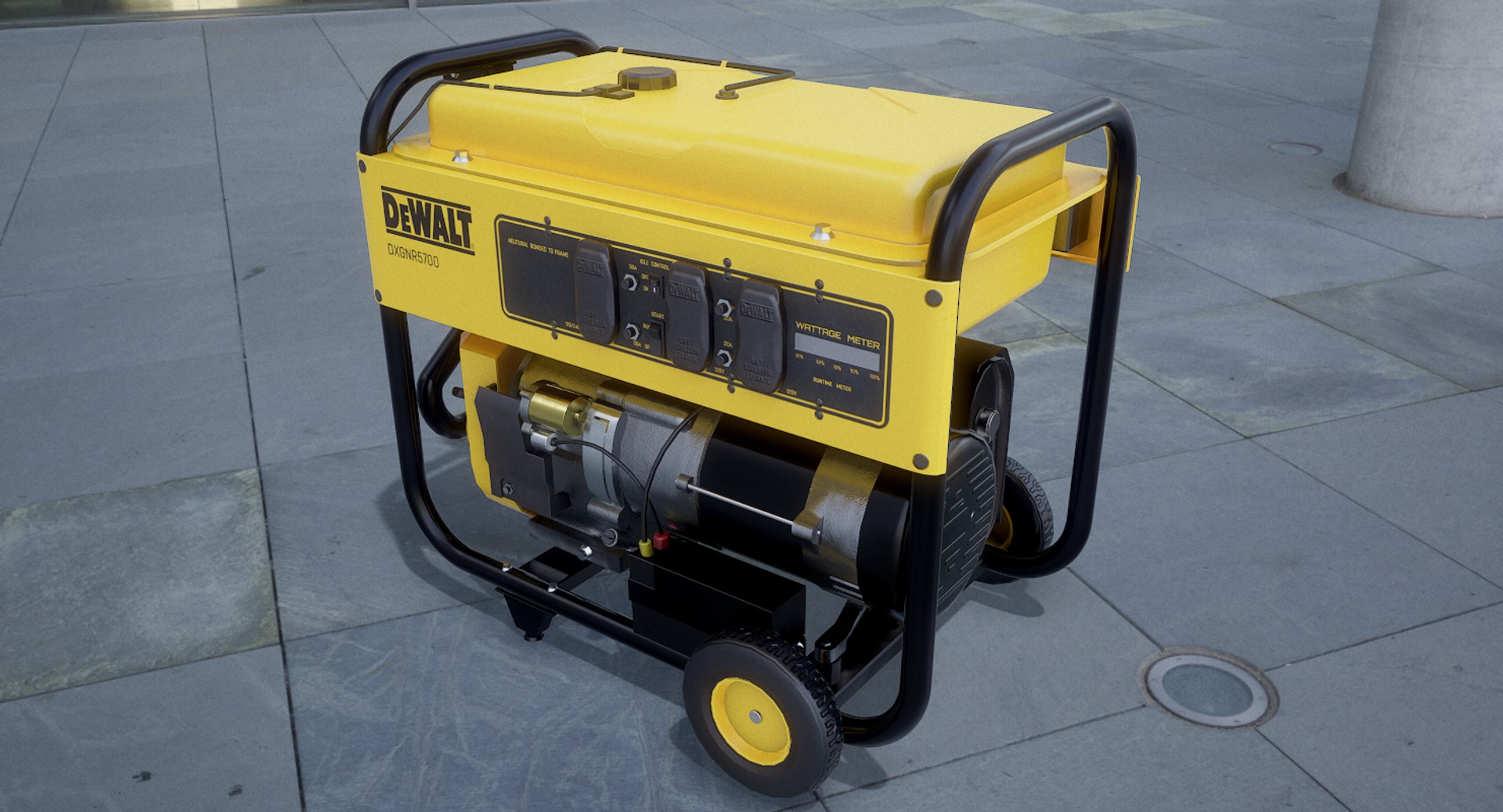 Generator Dewalt Model - TurboSquid 1411859