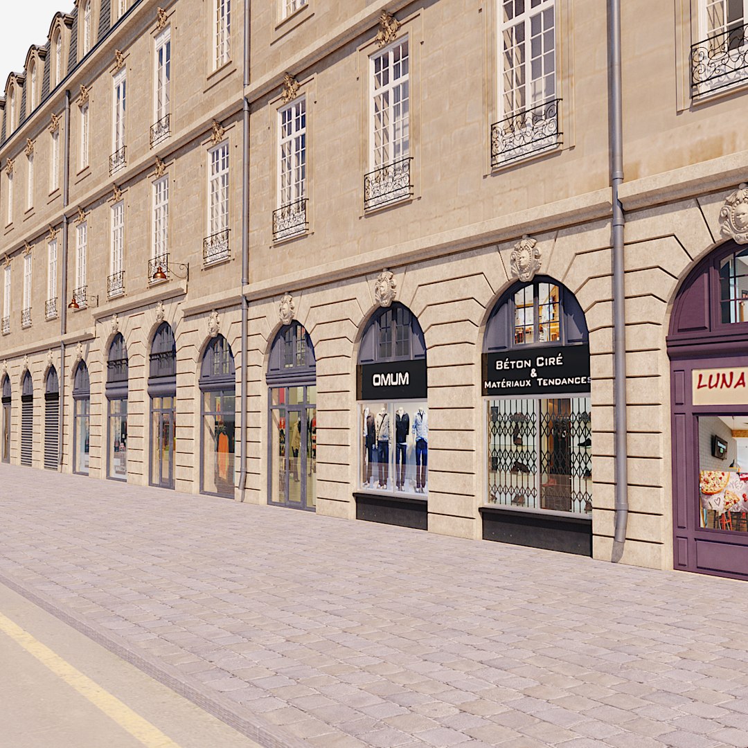 3D Building Walls - TurboSquid 1471319