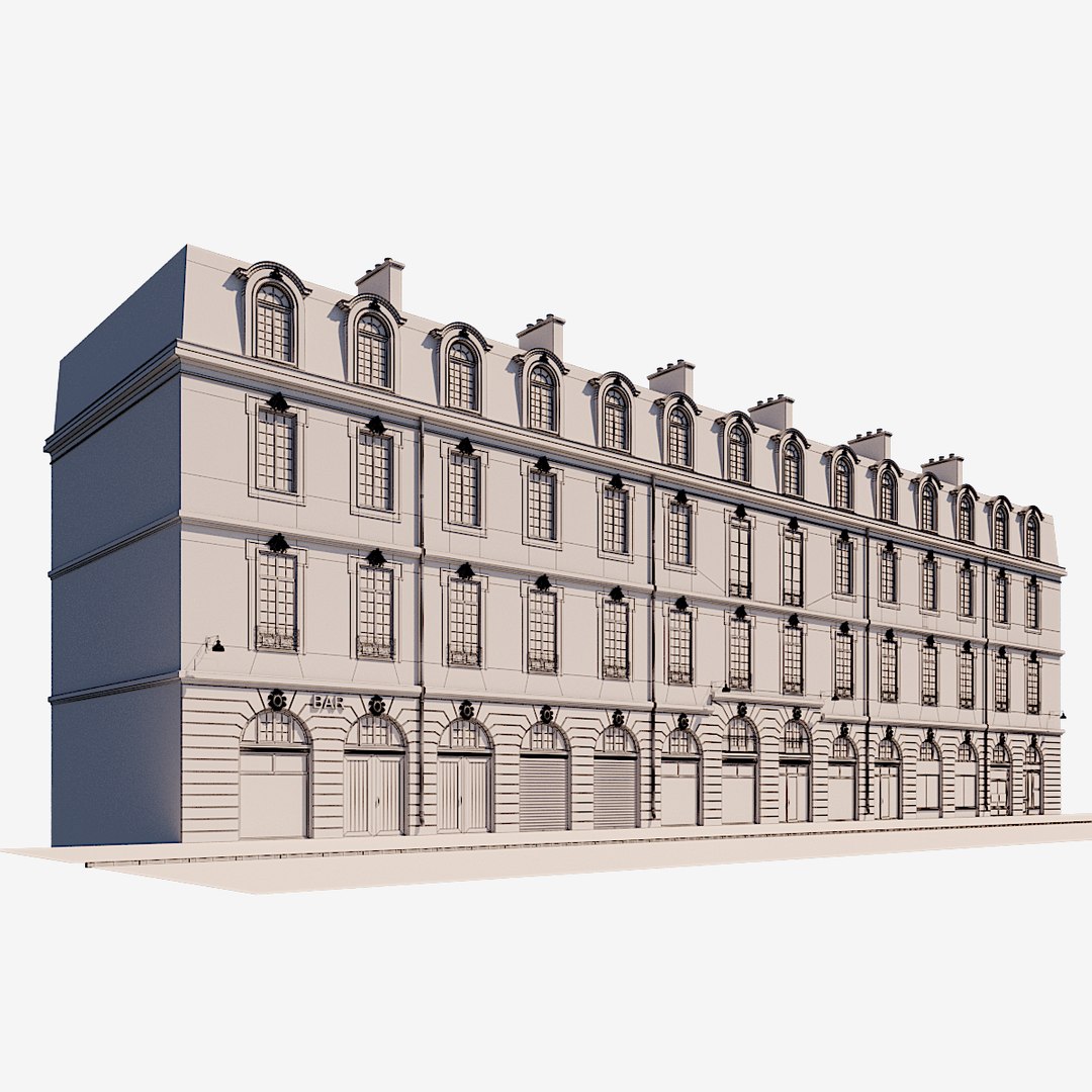 3D Building Walls - TurboSquid 1471319