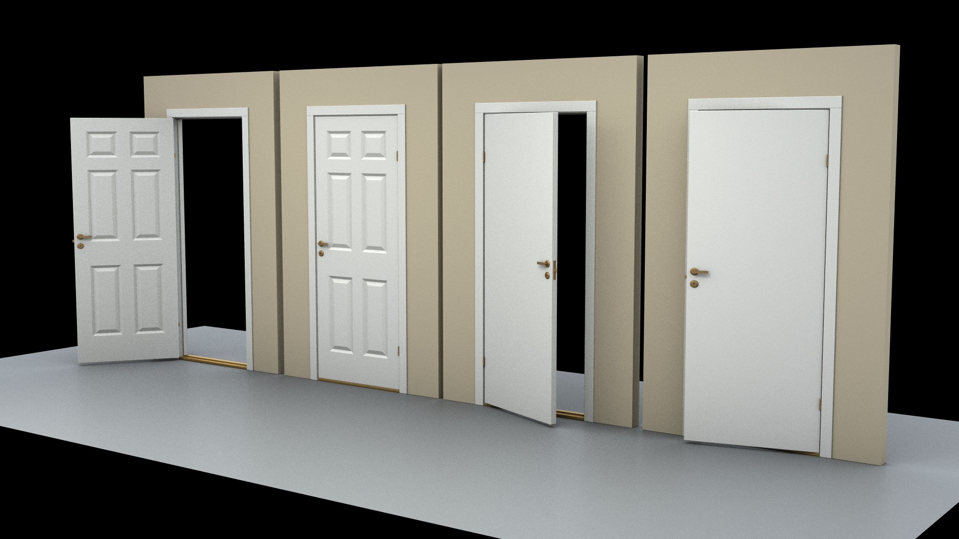 Doors Indoor 3D - TurboSquid 2351324
