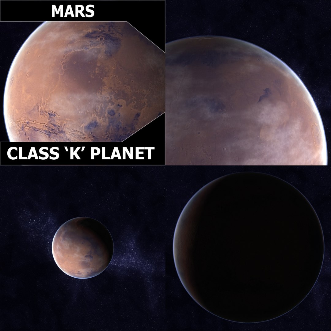 3d Model Mars Planet