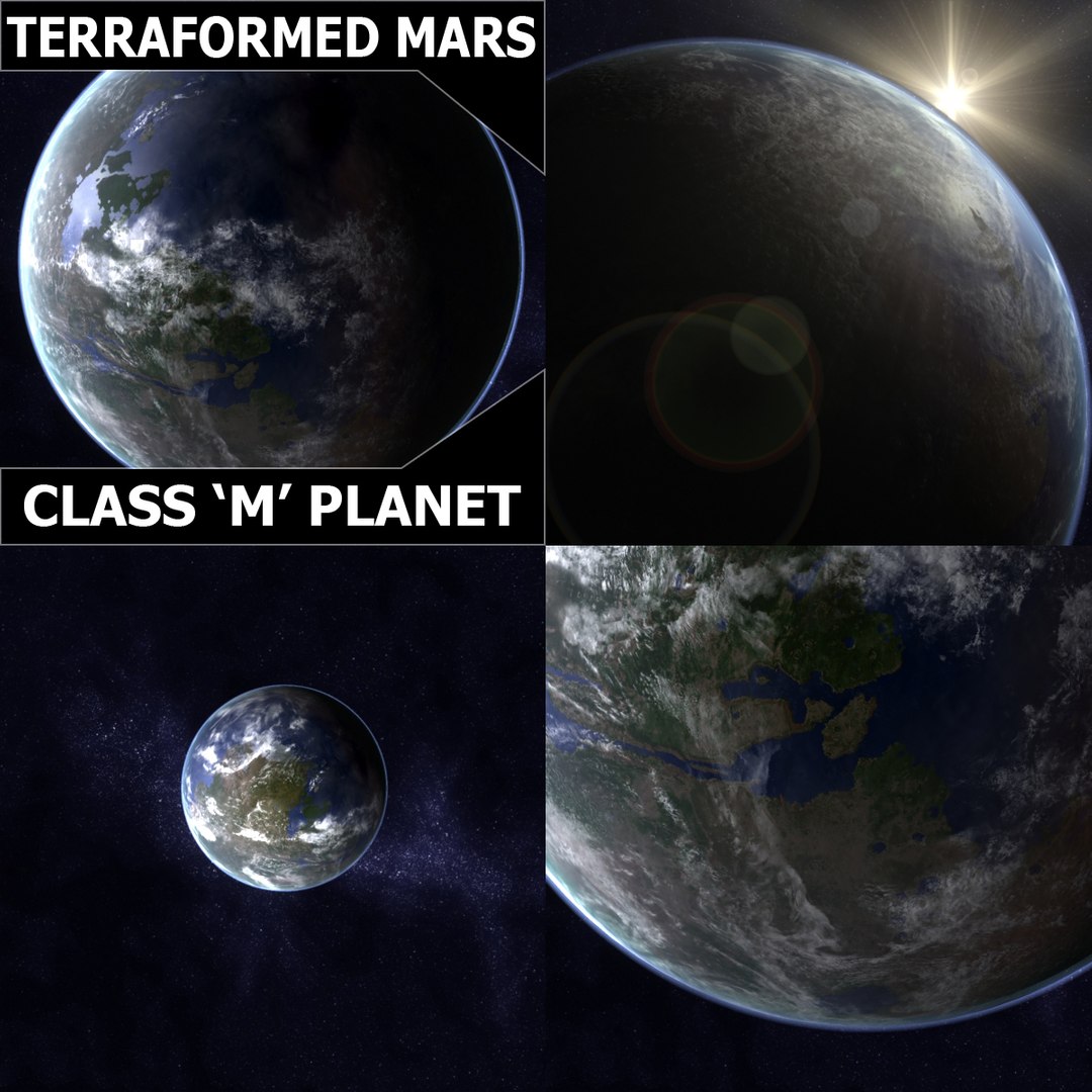 3d Model Mars Planet
