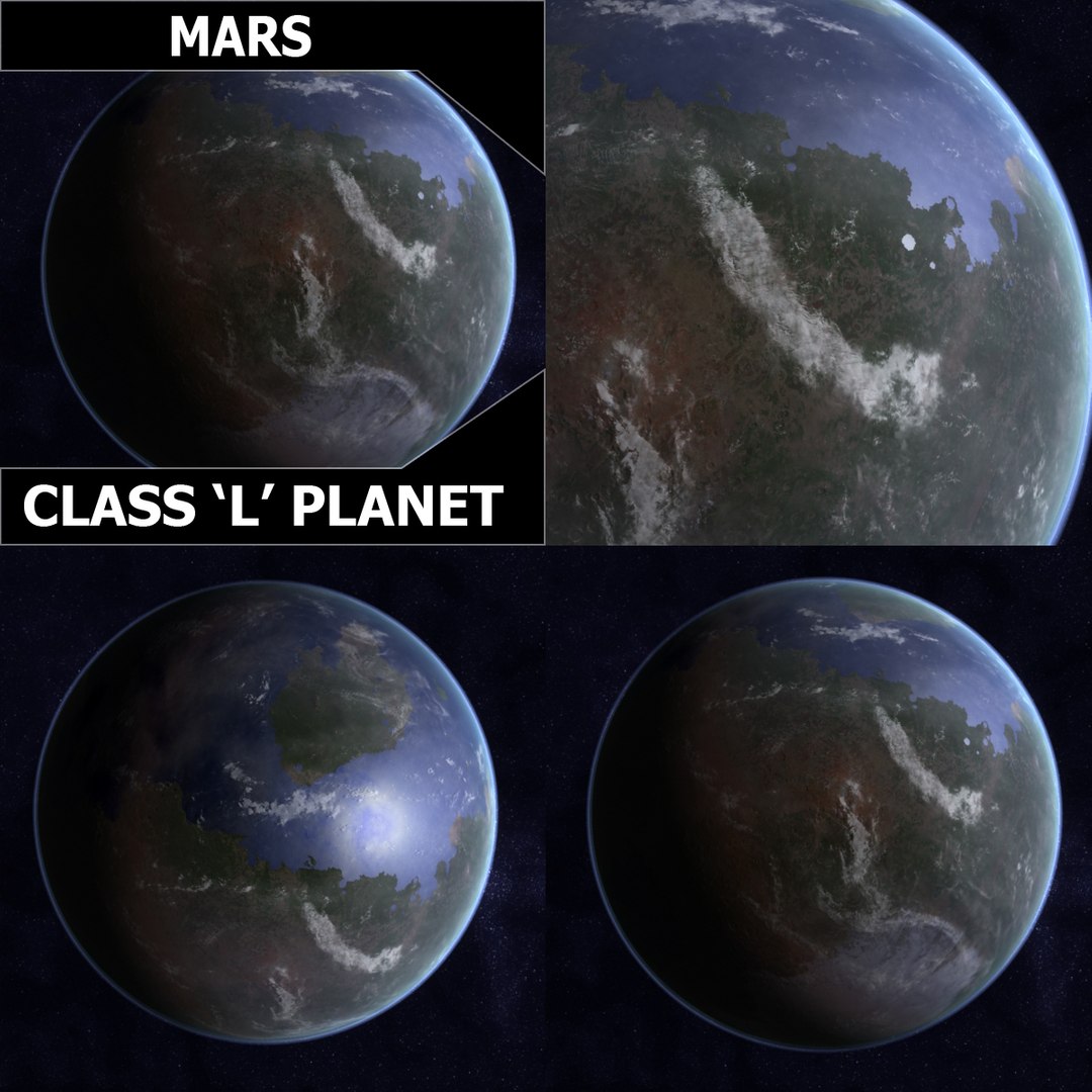 3d Model Mars Planet