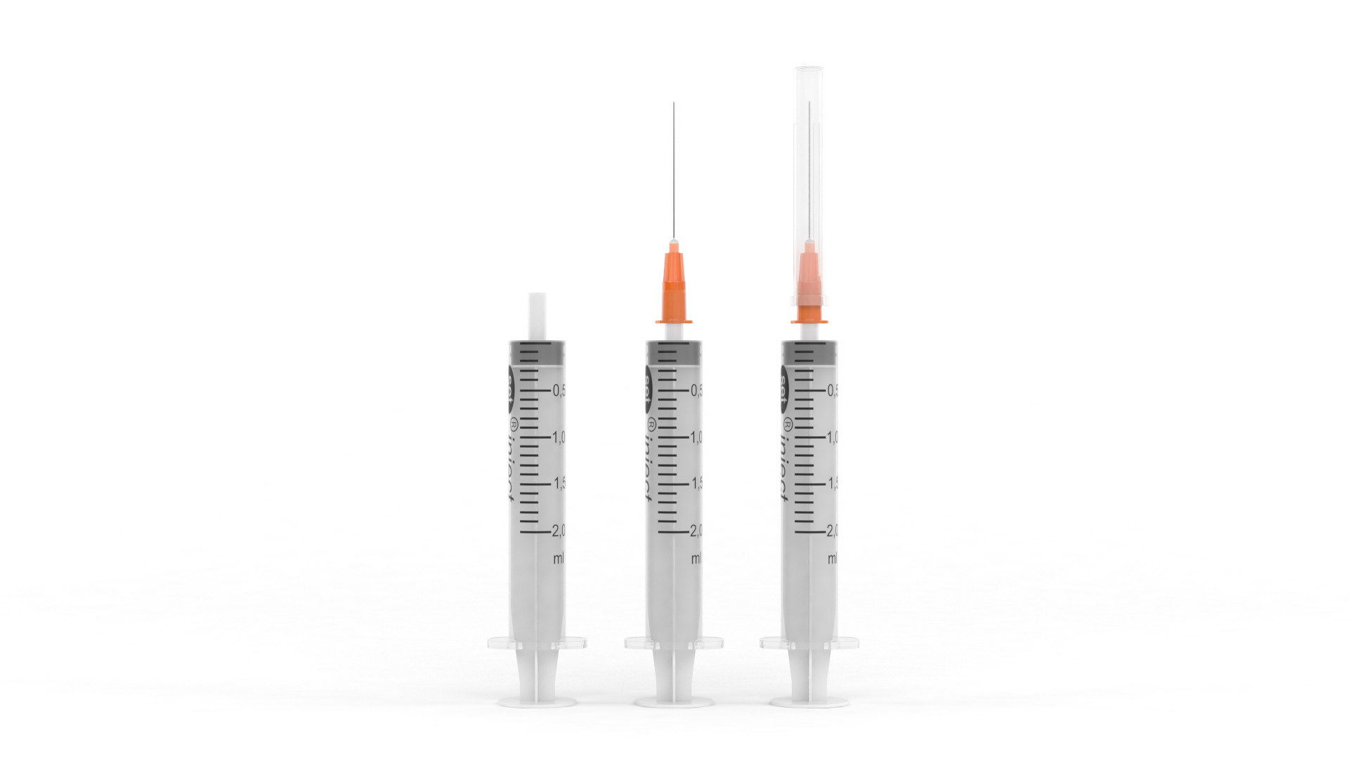 3D Medical Syringe Model - TurboSquid 2396692