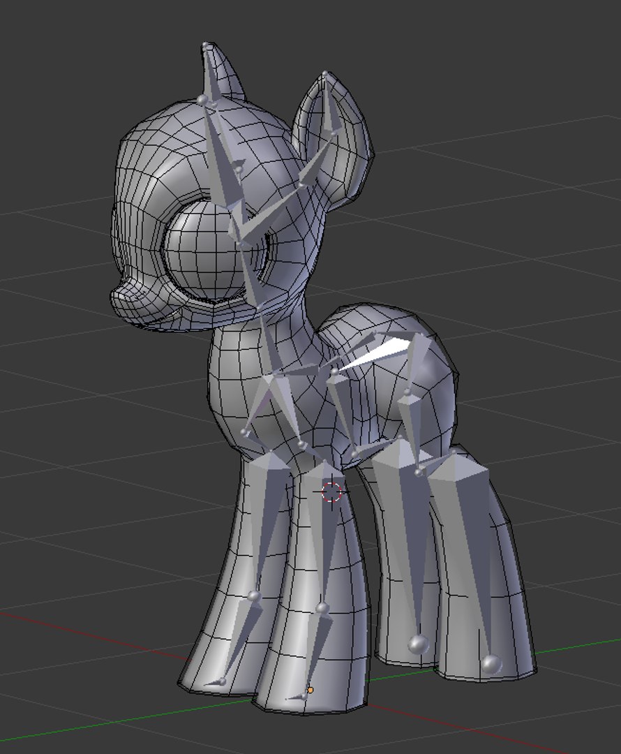 3D Base Earth Pony - TurboSquid 1266380