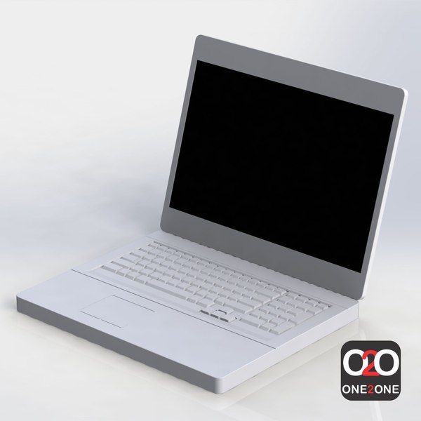 3d laptop model