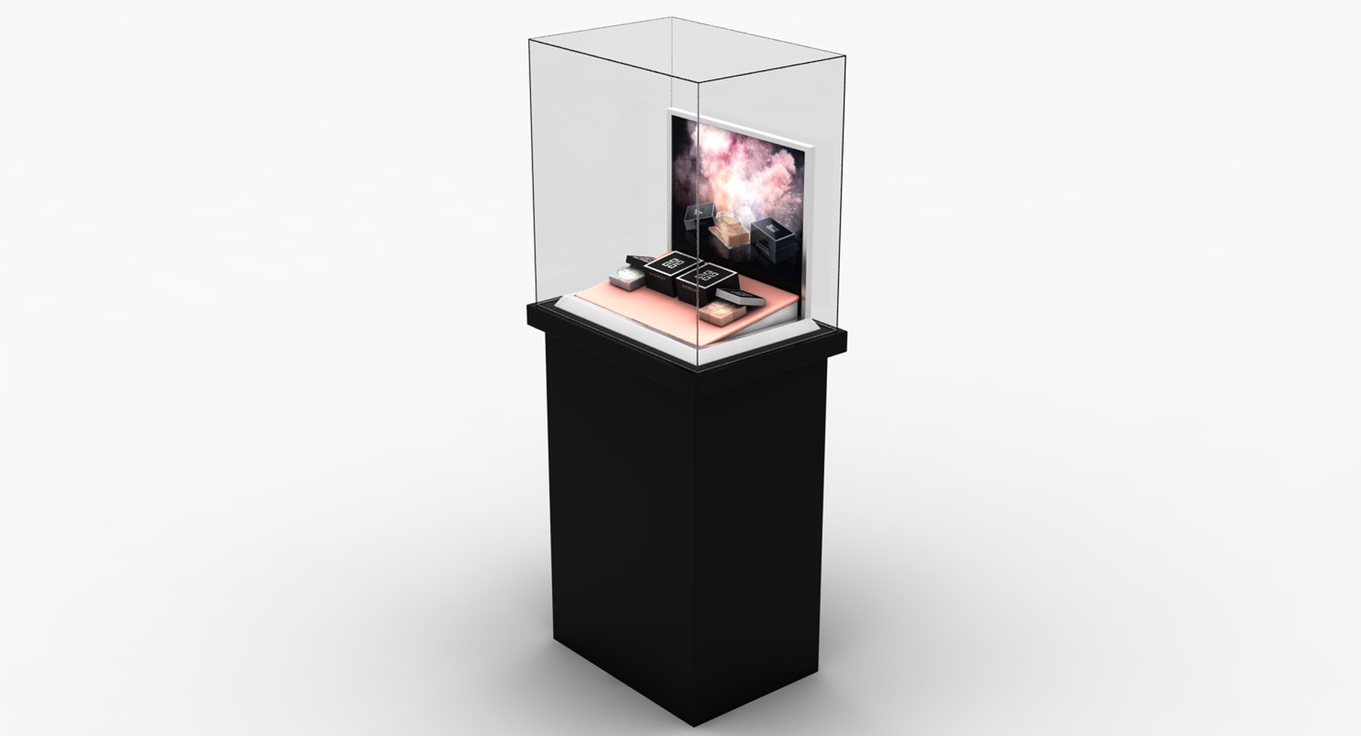 3D givenchy powder showcase - TurboSquid 1222902