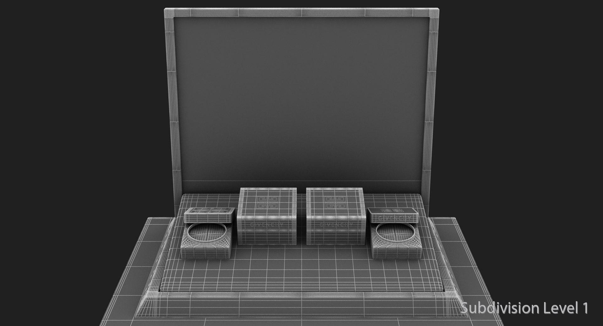 3D givenchy powder showcase - TurboSquid 1222902