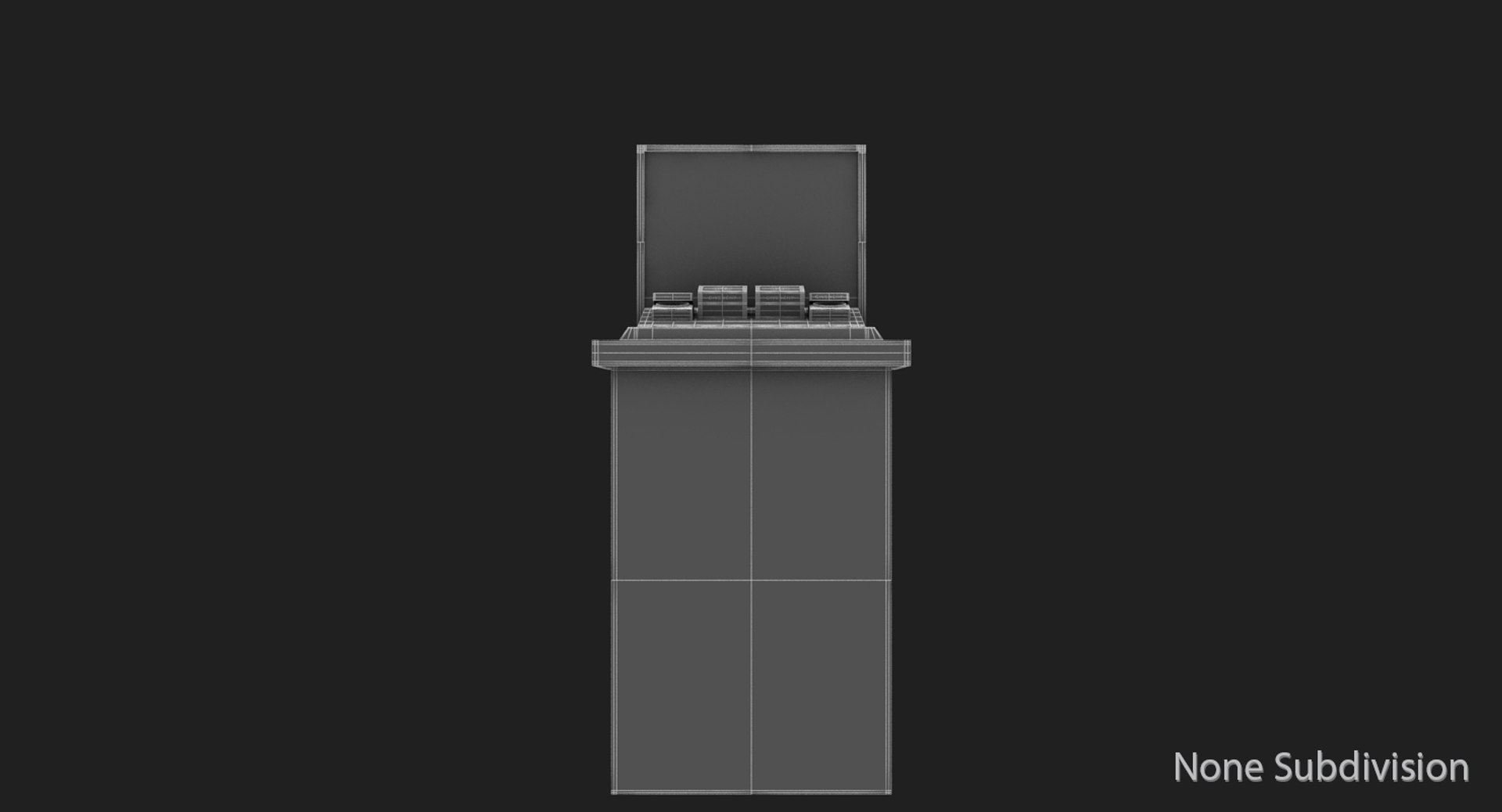 3D givenchy powder showcase - TurboSquid 1222902