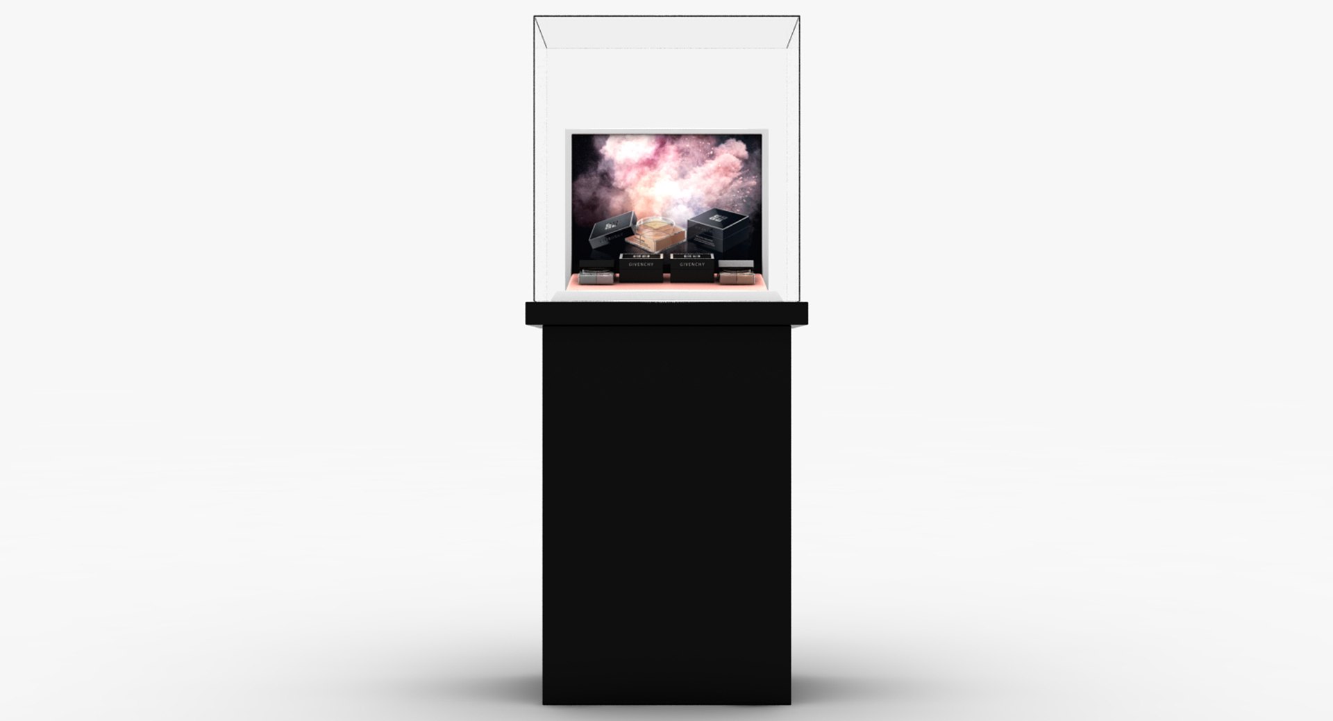 3D givenchy powder showcase - TurboSquid 1222902