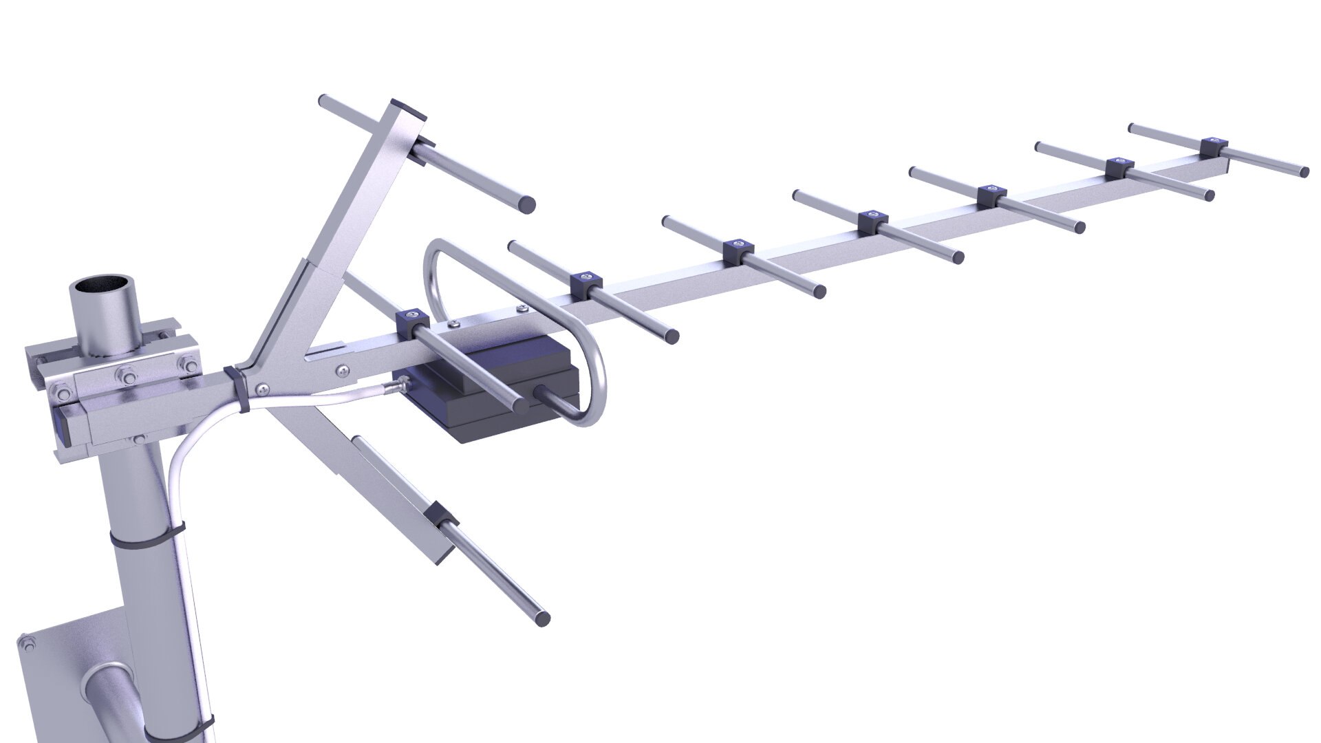 3D Outdoor TV Antenna 55 - TurboSquid 2257419