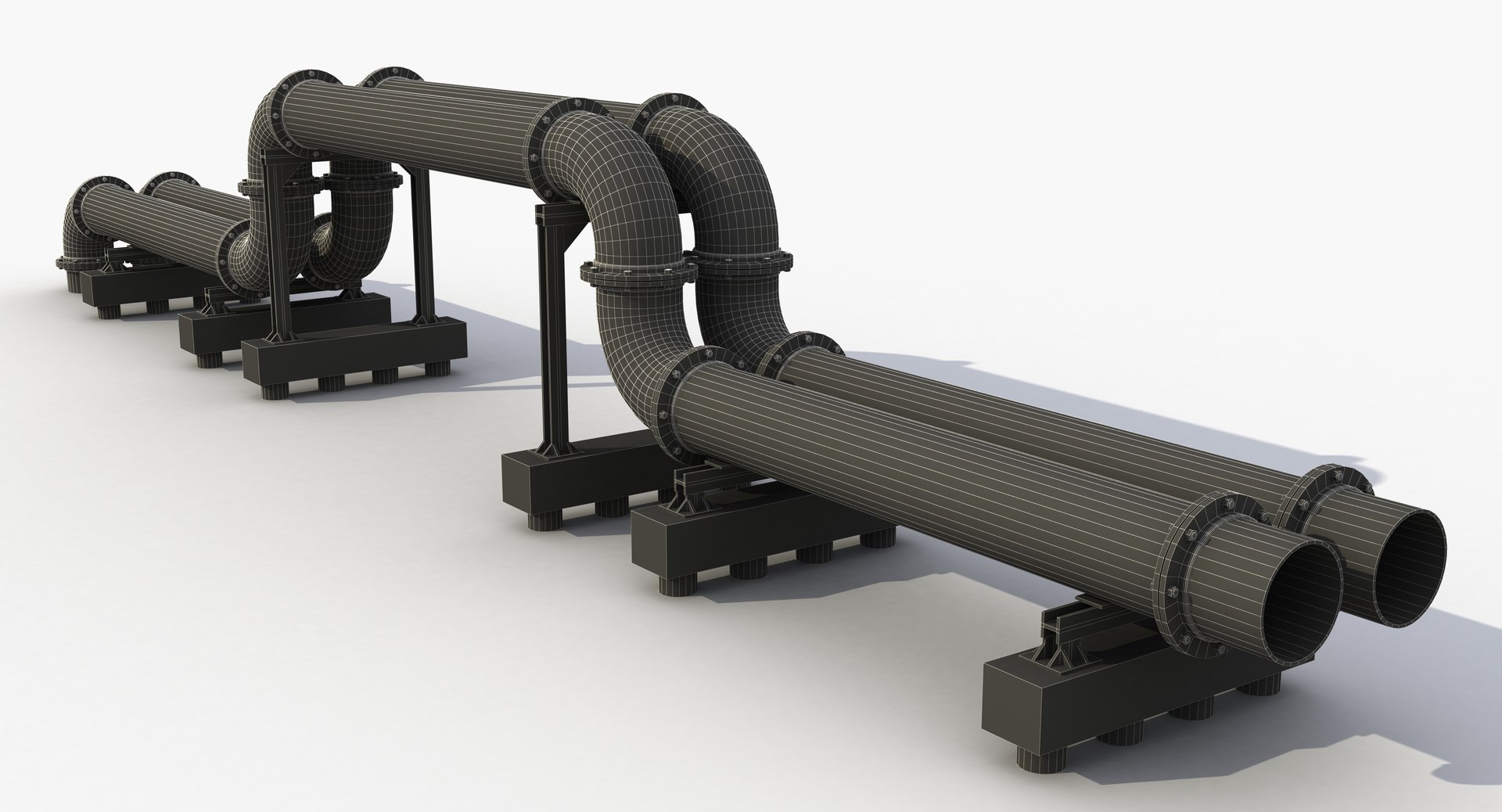 Modular Pipeline 3 3D Model 3D Model - TurboSquid 1992256
