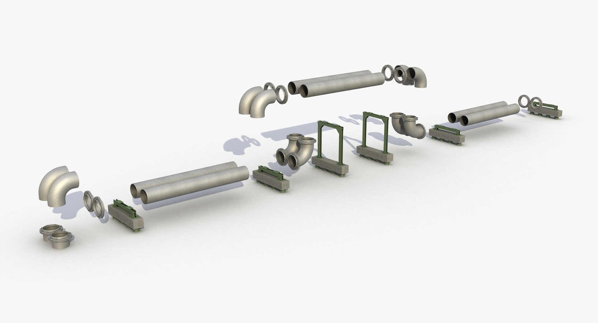 Modular Pipeline 3 3D Model 3D Model - TurboSquid 1992256