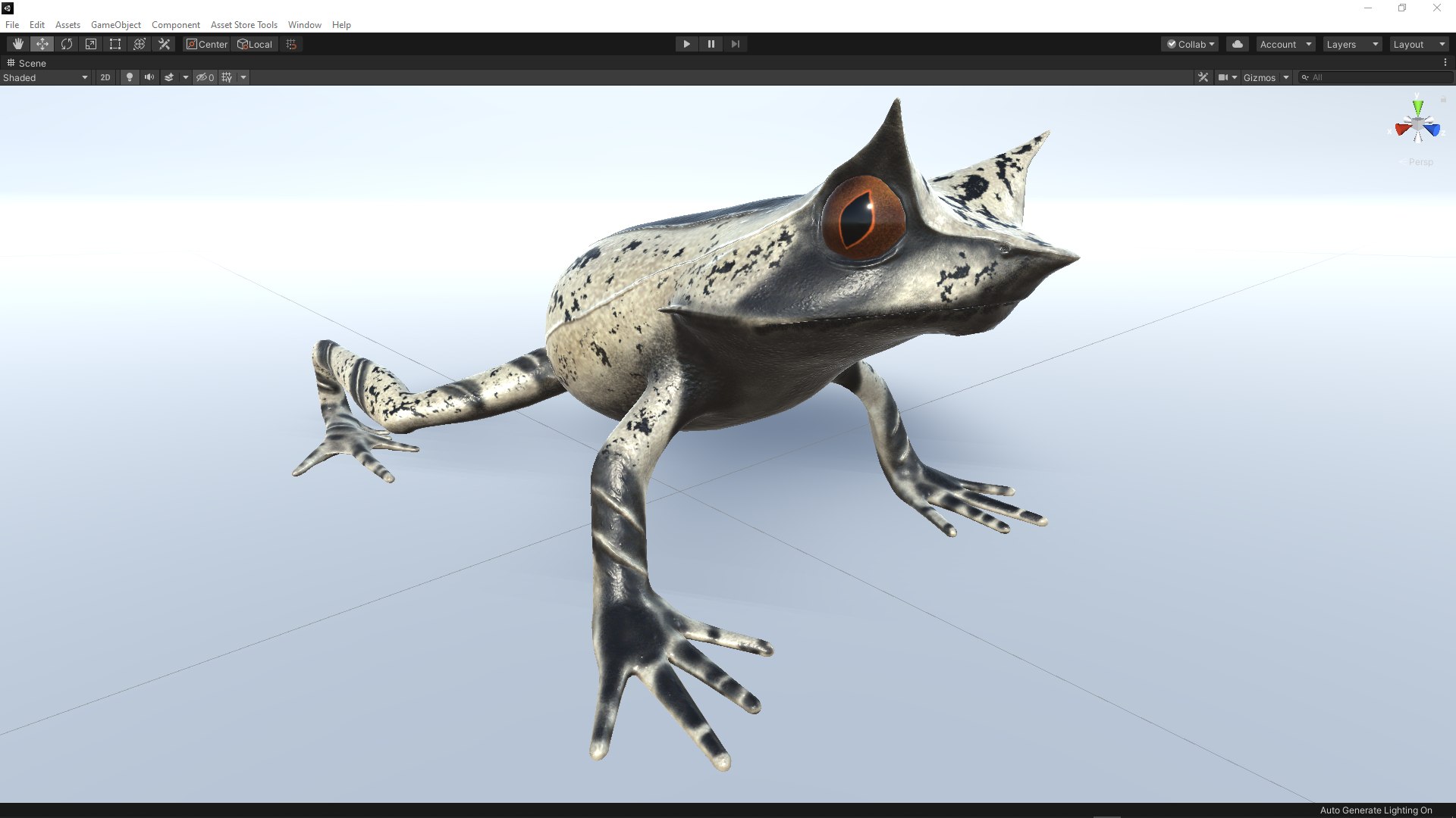 Malayan Horned Frog - Animated 3D model - TurboSquid 1767344