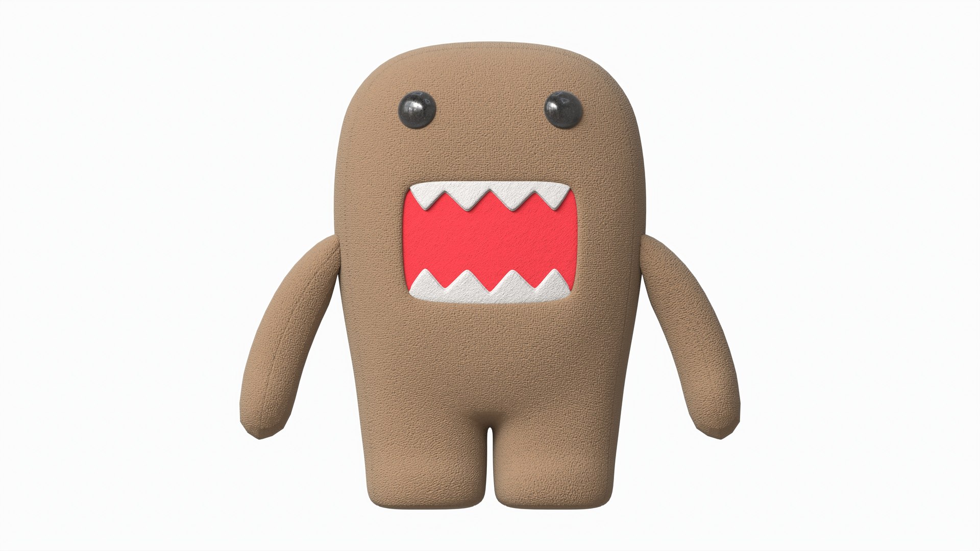 3D Japanese Domo Cartoon Toy - TurboSquid 2137551