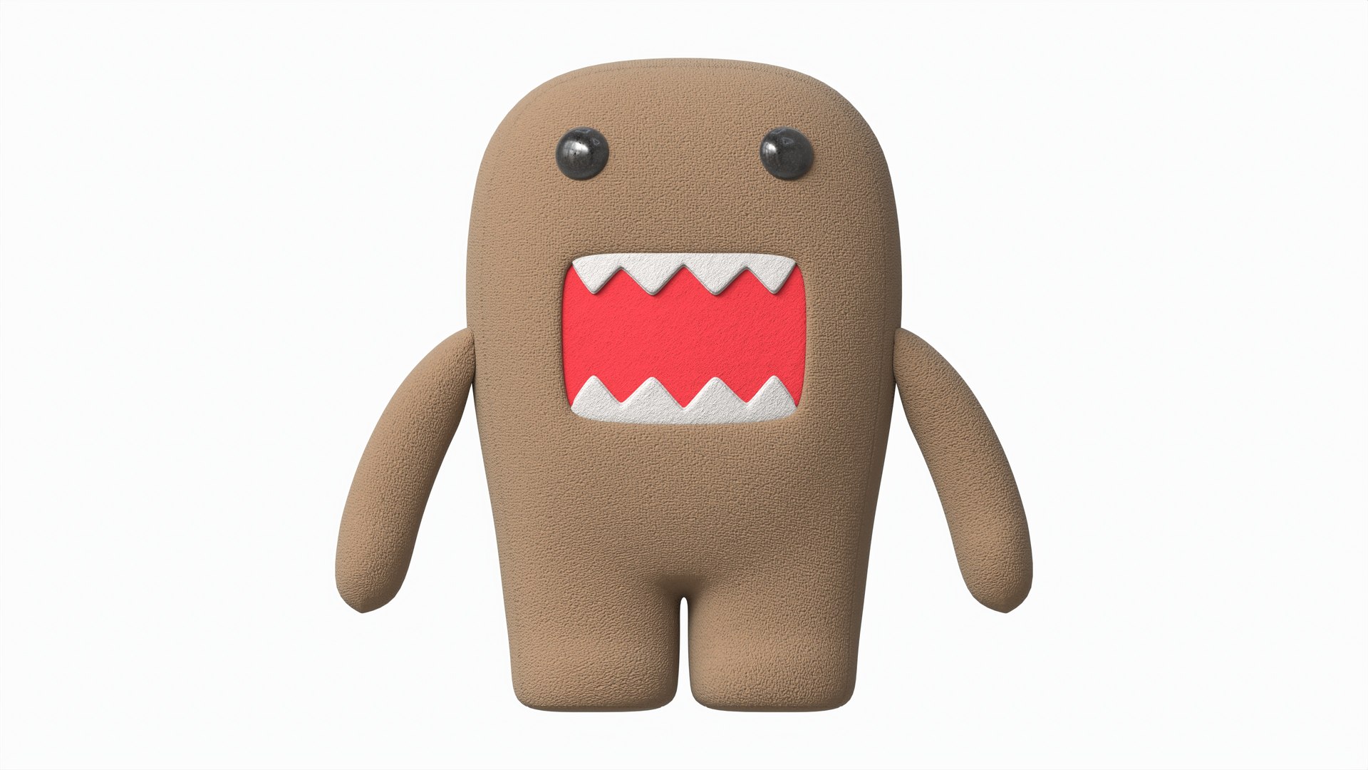 3D Japanese Domo Cartoon Toy - TurboSquid 2137551